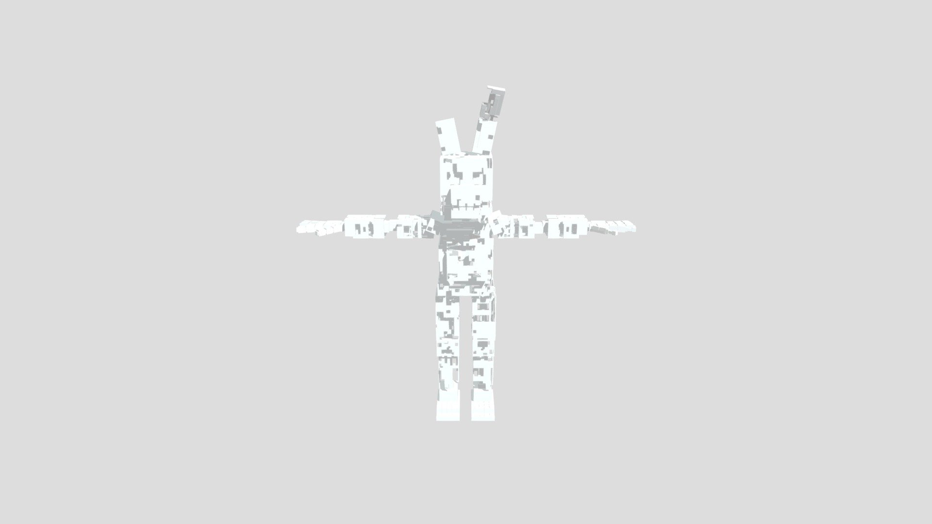(STL) FNaF Springtrap/springbonnie Minecraft - Download Free 3D model ...