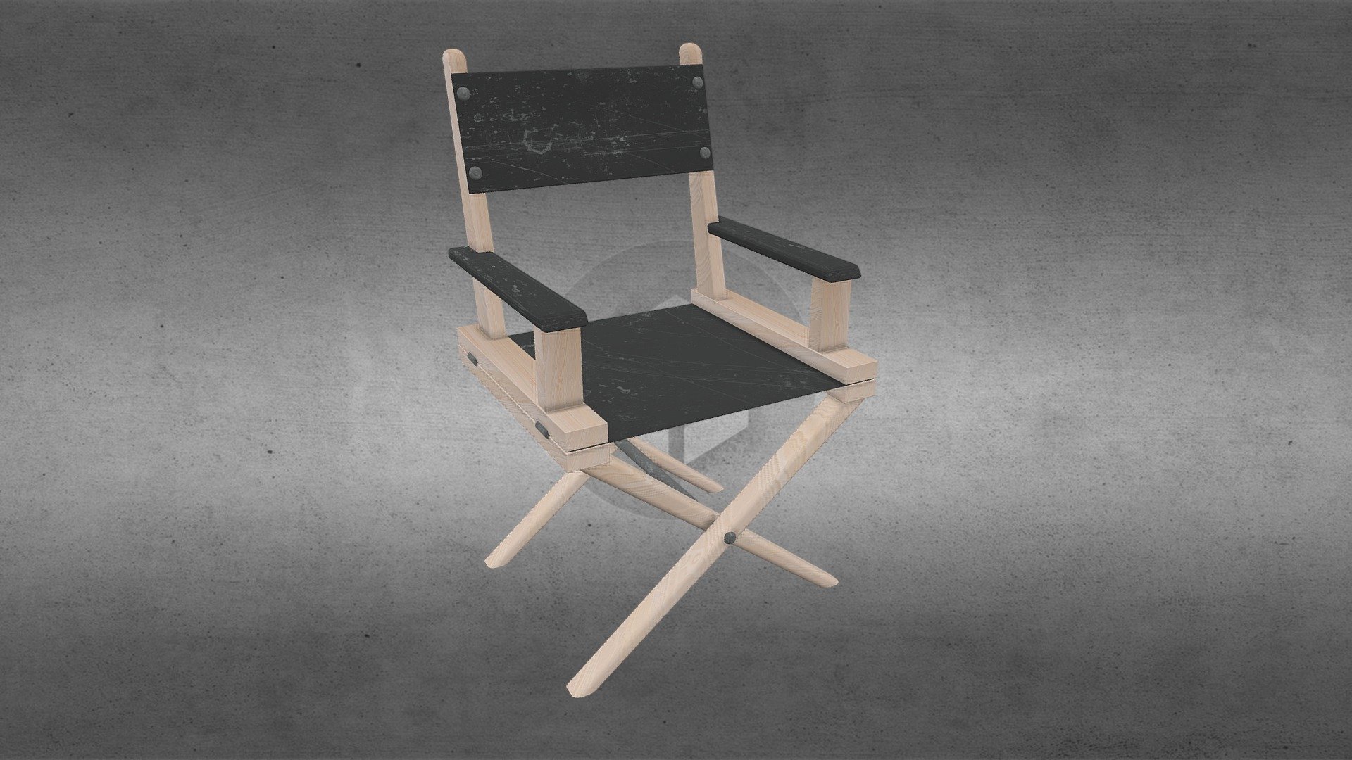 Director Chair - Download Free 3D model by Fexx (@davidangelo46 ...