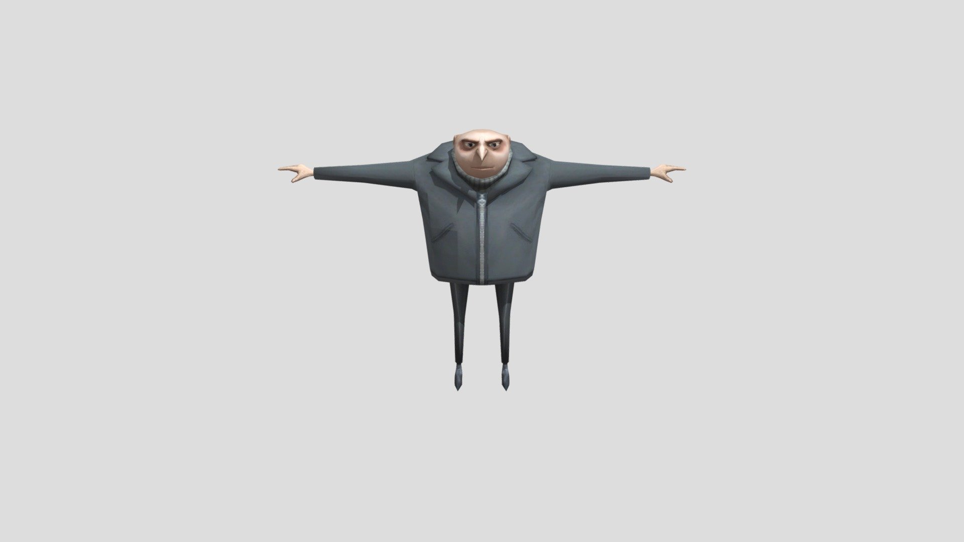 Gru Dancing from Despicable Me - Download Free 3D model by 3D by Renato ...