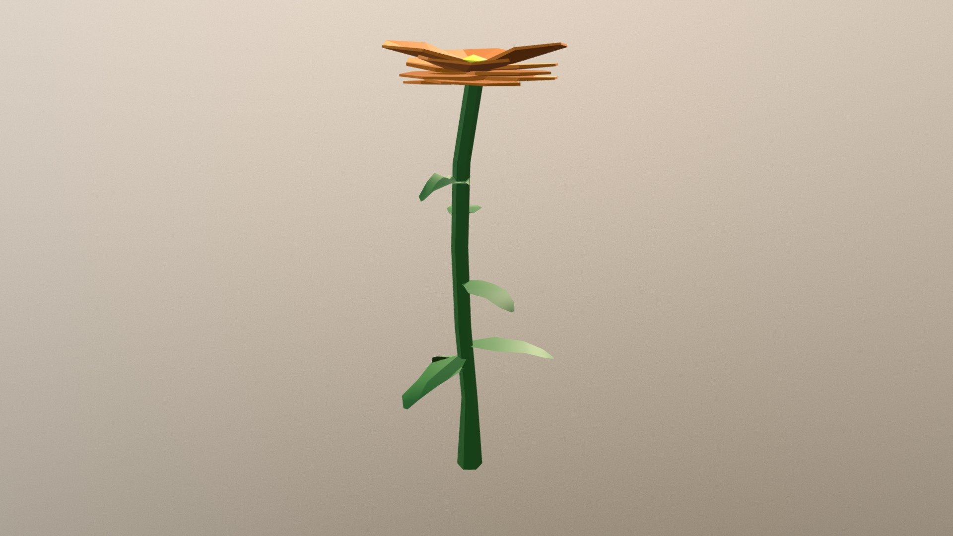 Low Poly Flower - 3D model by manrajdeol17 [842ab81] - Sketchfab