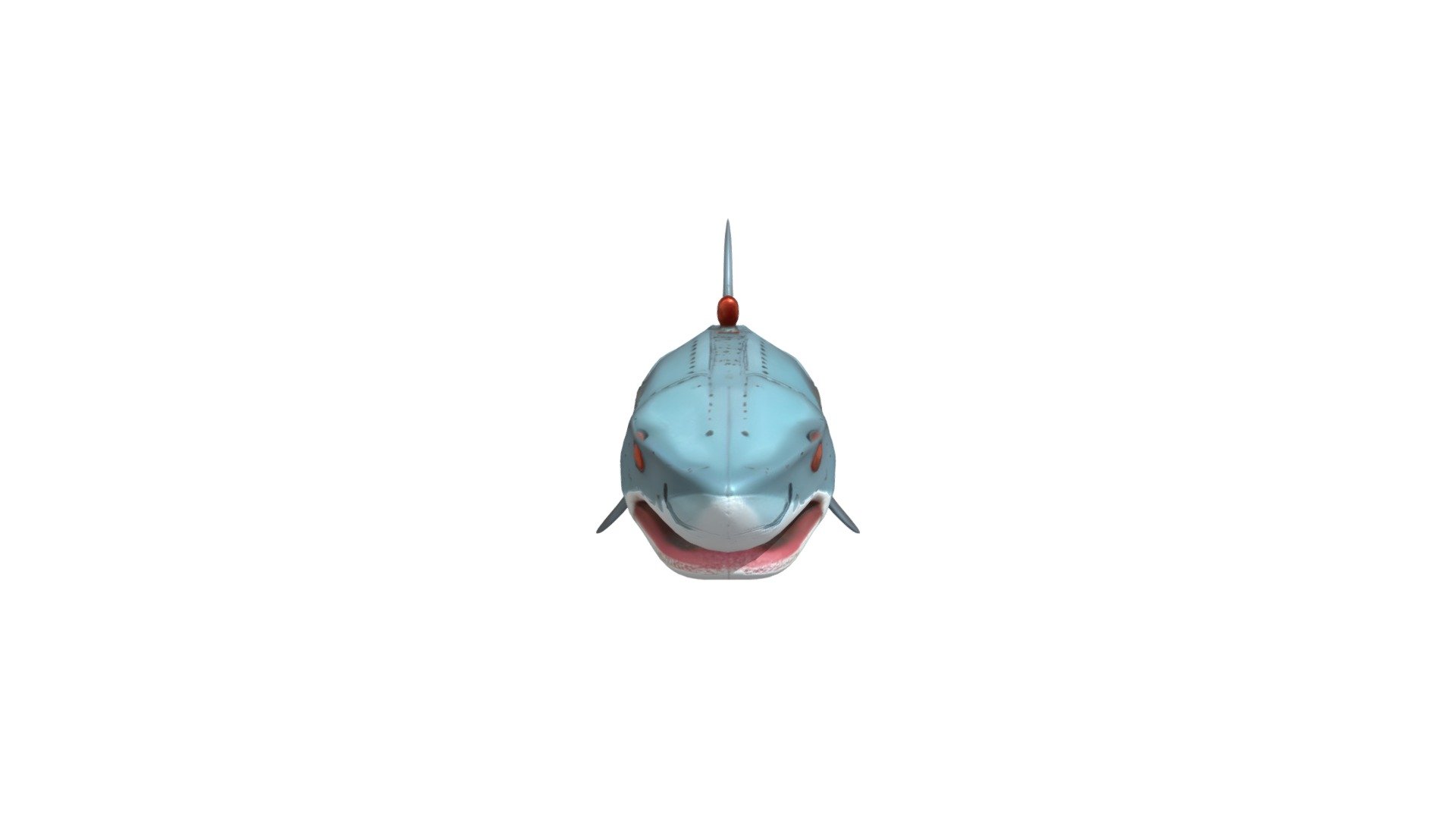 Mechanized robotic shark with menacing details - 3D model by thordur2 ...