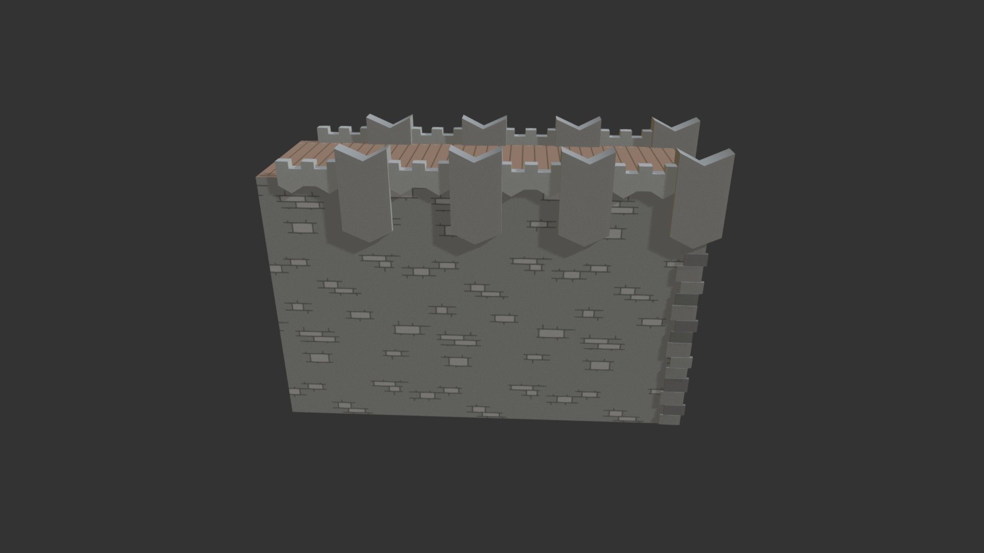 Castle_Wall_01 - Download Free 3D model by BlackSpire [842d12a] - Sketchfab