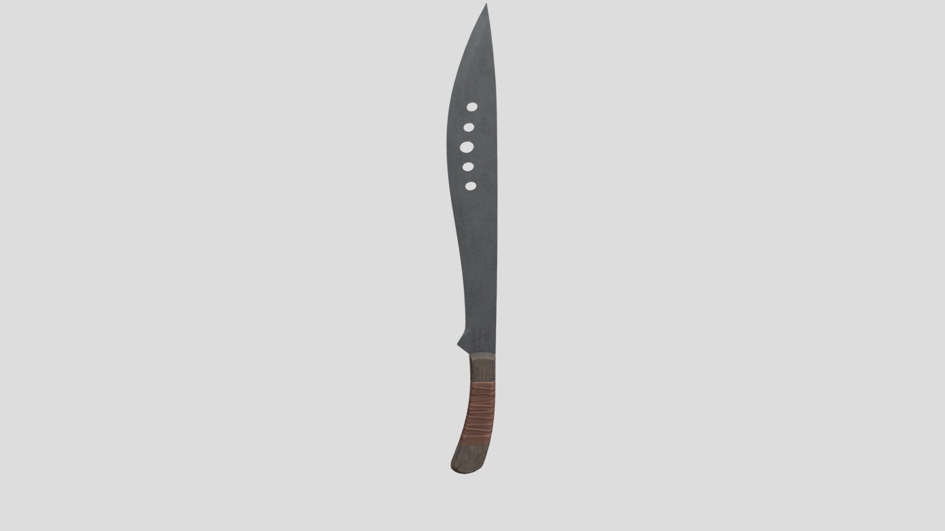 Machete - 3D model by prithvi5 (@dasprithvi5) [842d6a6] - Sketchfab