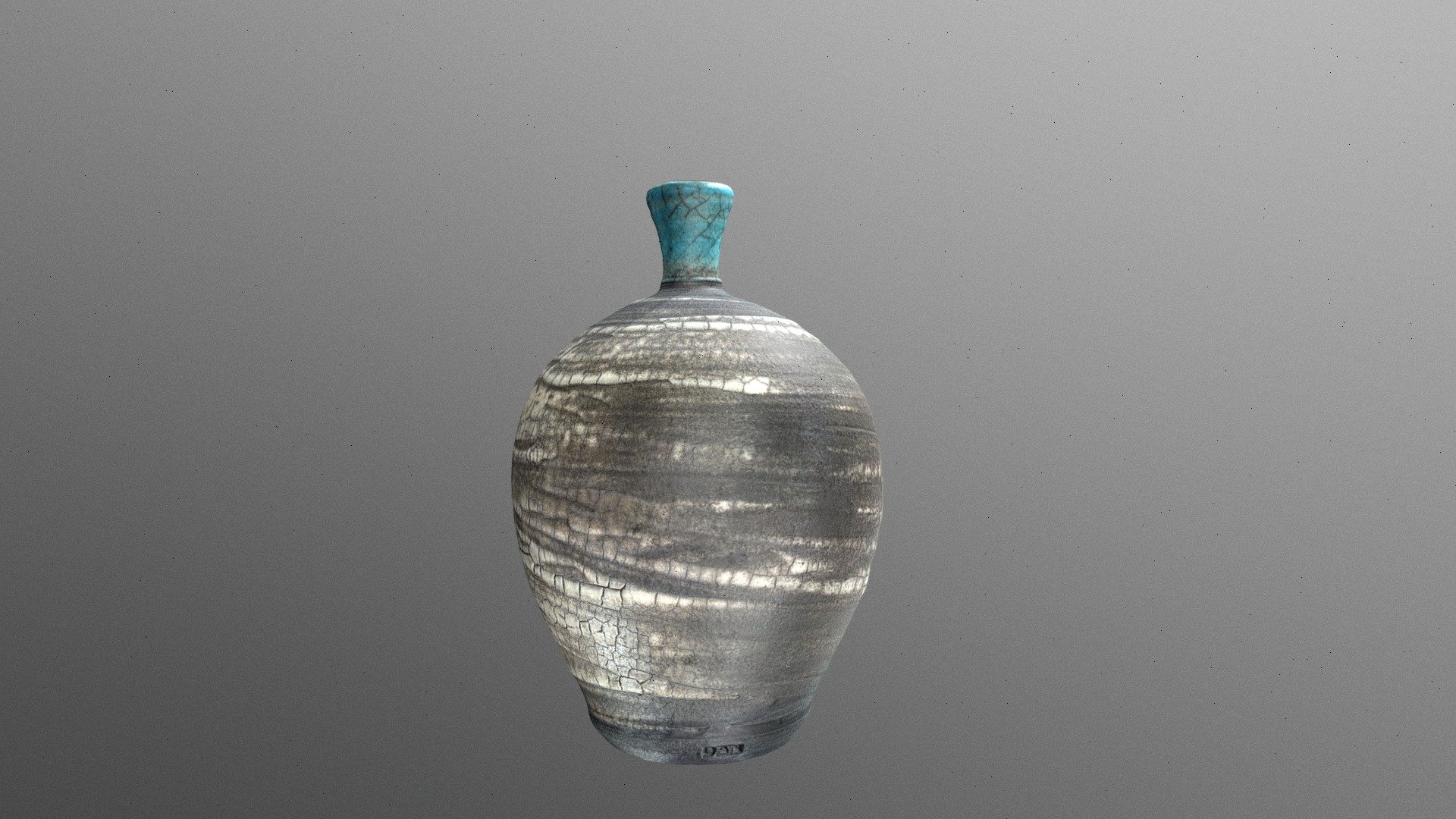 Raku vase - original by Dan Chapple - 3D model by andycz [842d952 ...