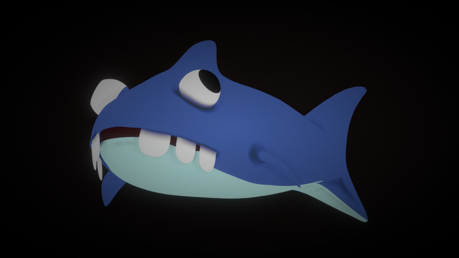 SHARKY - 3D model by Lawrence Watusi (@lawrencewatusi) [842ff23 ...