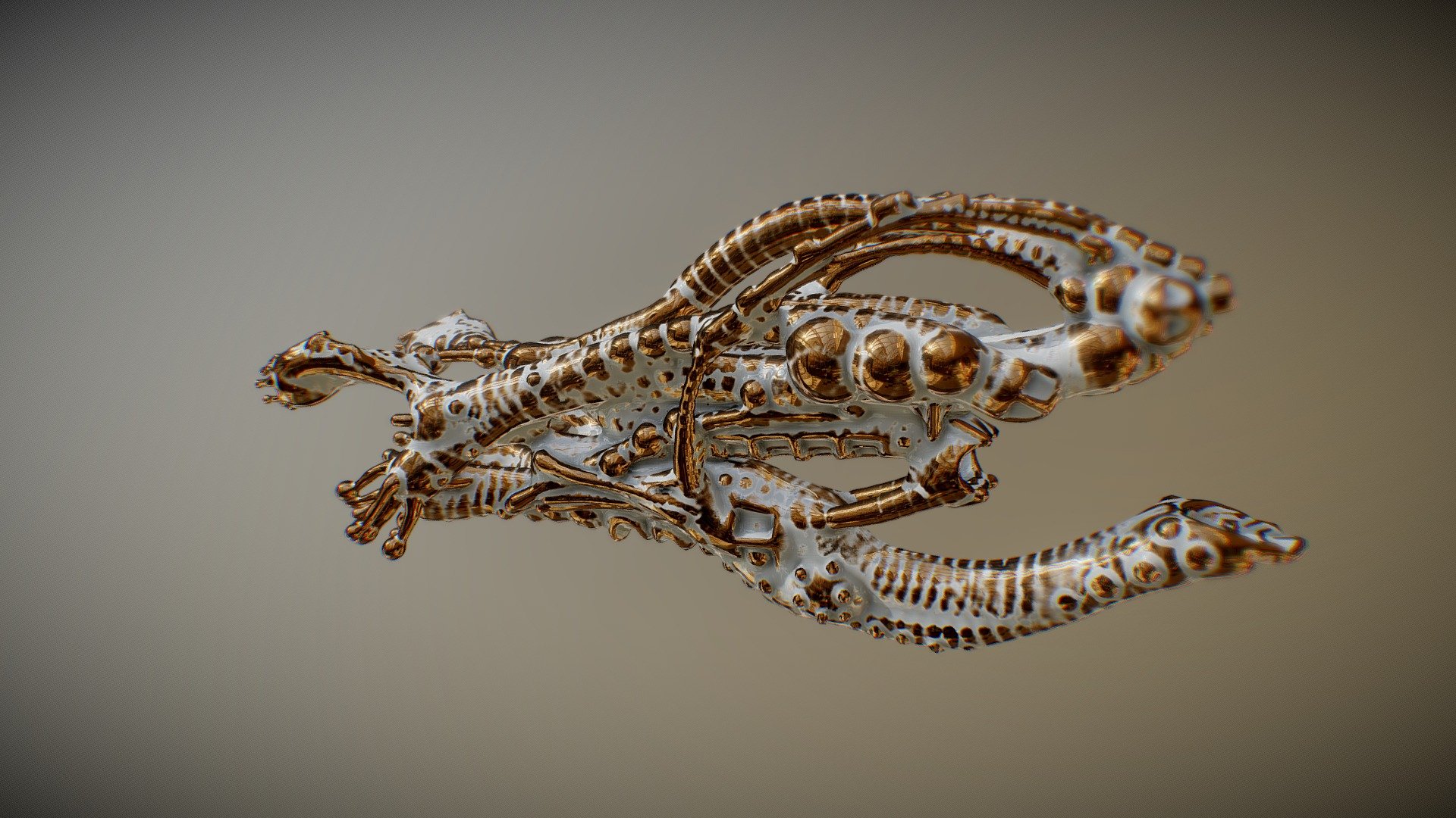 Biomech Cross Section C1 - 3D model by Glen Johnson (@plasticarm ...