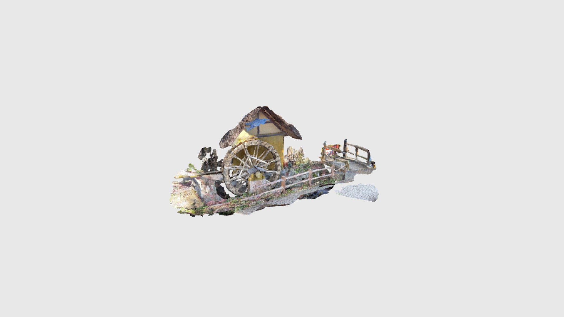 Jindaiji WaterWheel - Download Free 3D model by AtsushiNoguchi [8432149 ...