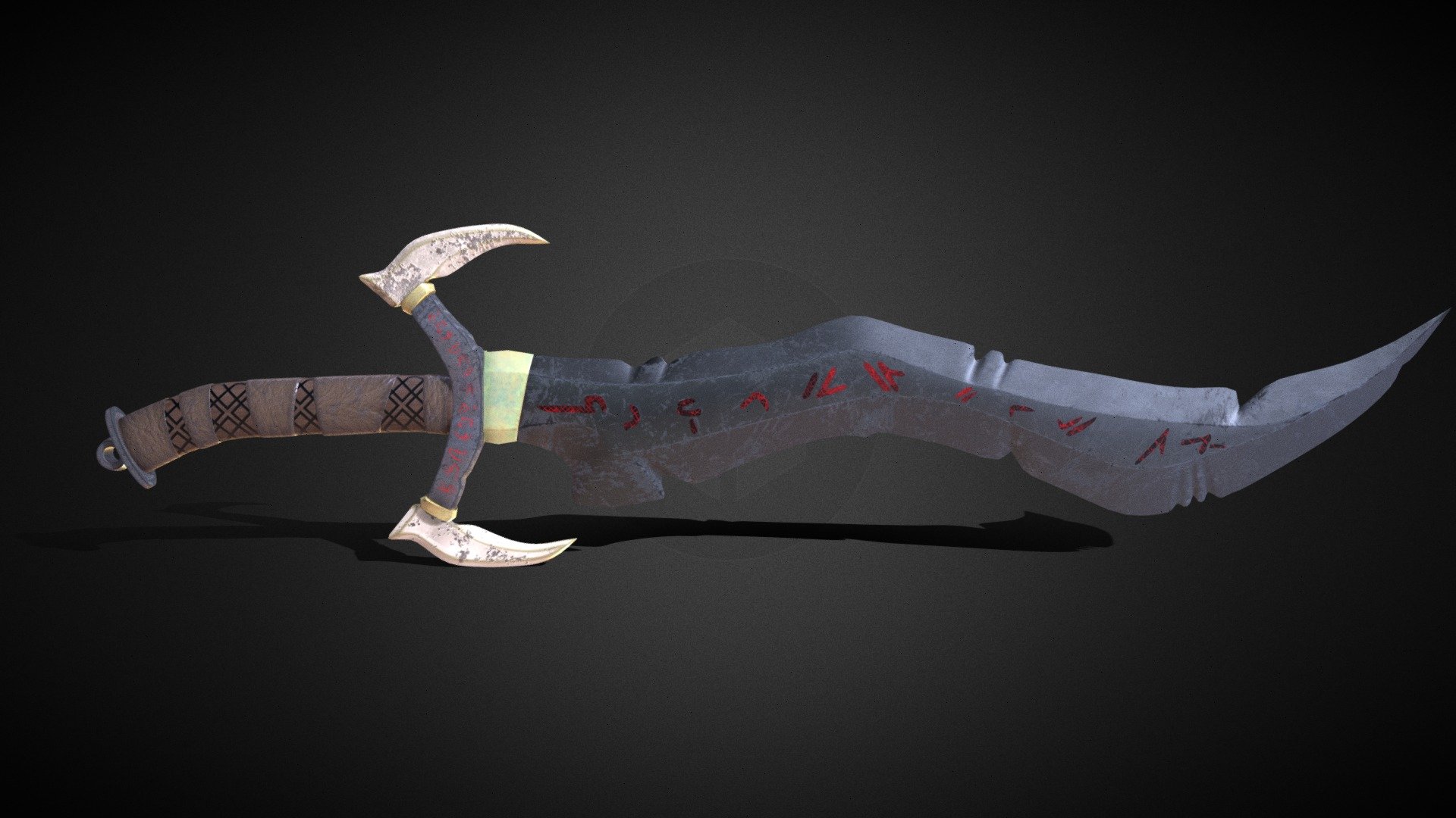 Orc Sword - 3D model by sam_peters [84326ff] - Sketchfab