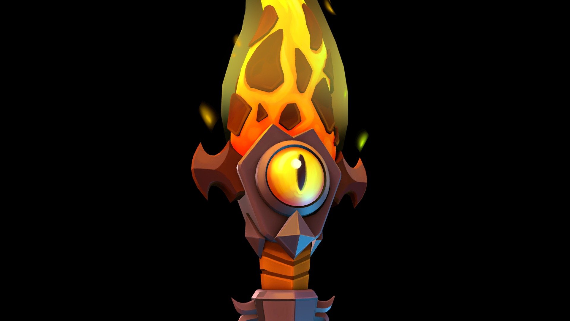 The Fire Sword - 3D model by alisapozzz [8432bfa] - Sketchfab