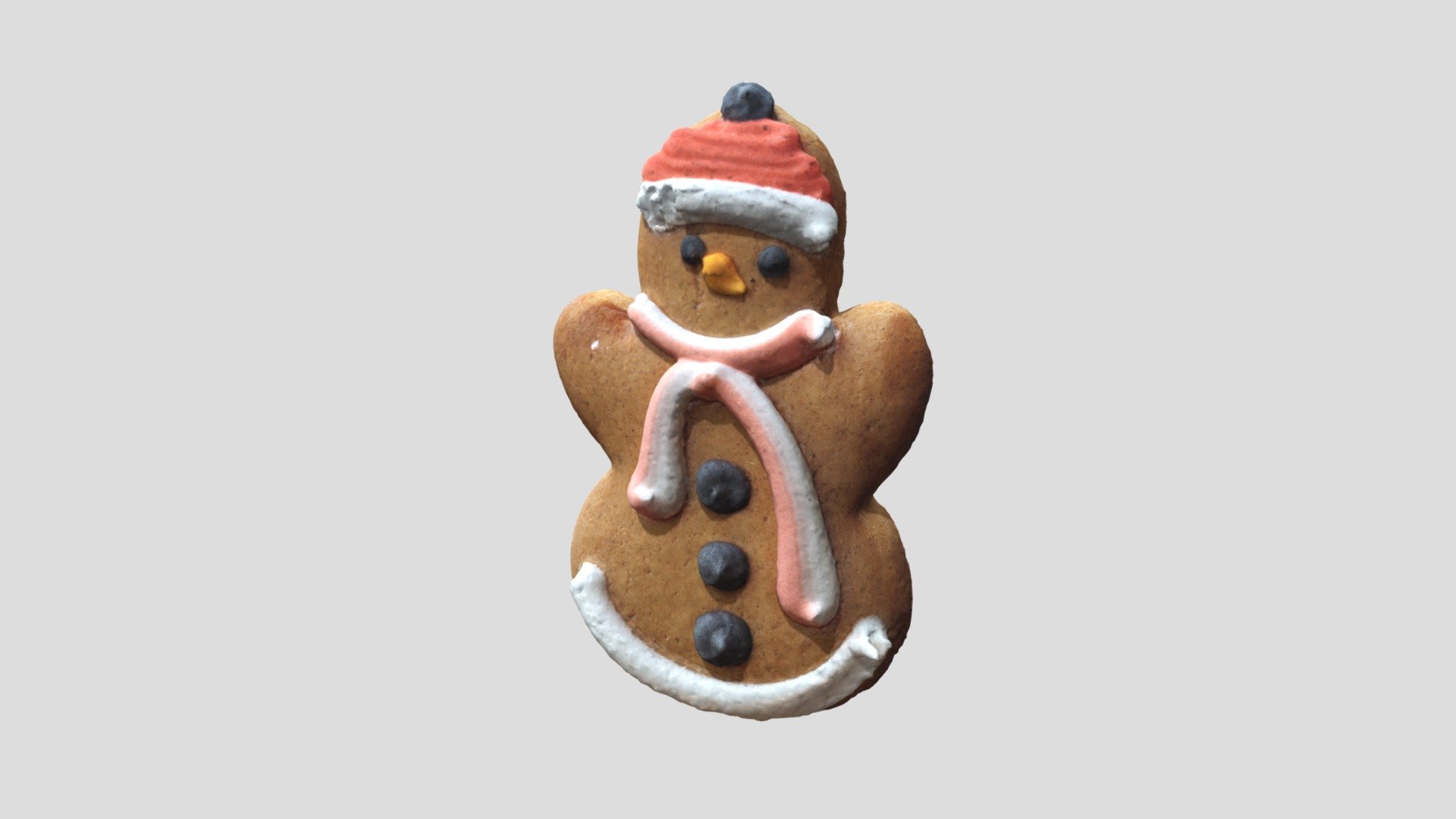 Gingerbread Man - 3D model by DanSilva [8433df6] - Sketchfab