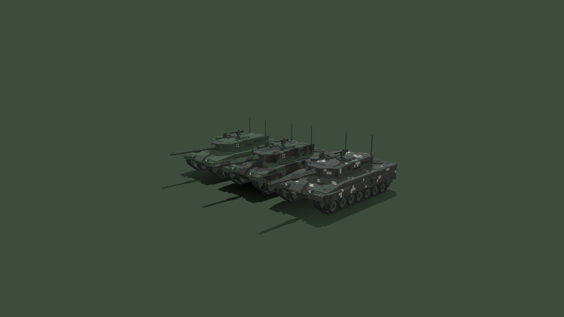 LEOPARD 2A4 OLD [LOW-POLY] - 3D model by BLACKOUT1987 (@blackout_198787 ...