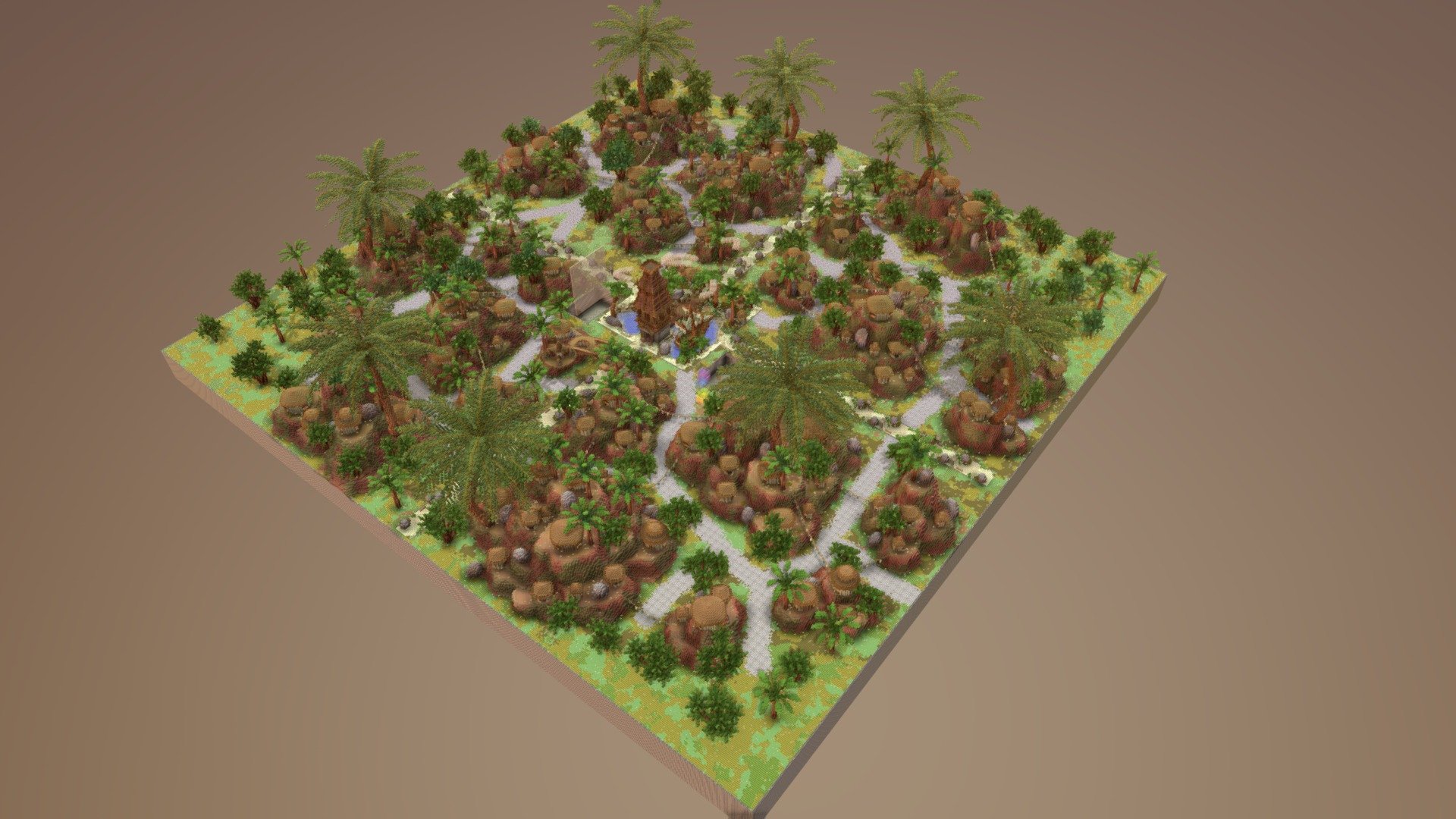 KitMap Spawn + Warzone / Tropical Theme - Download Free 3D model by KoraProjects [8435d71 ...