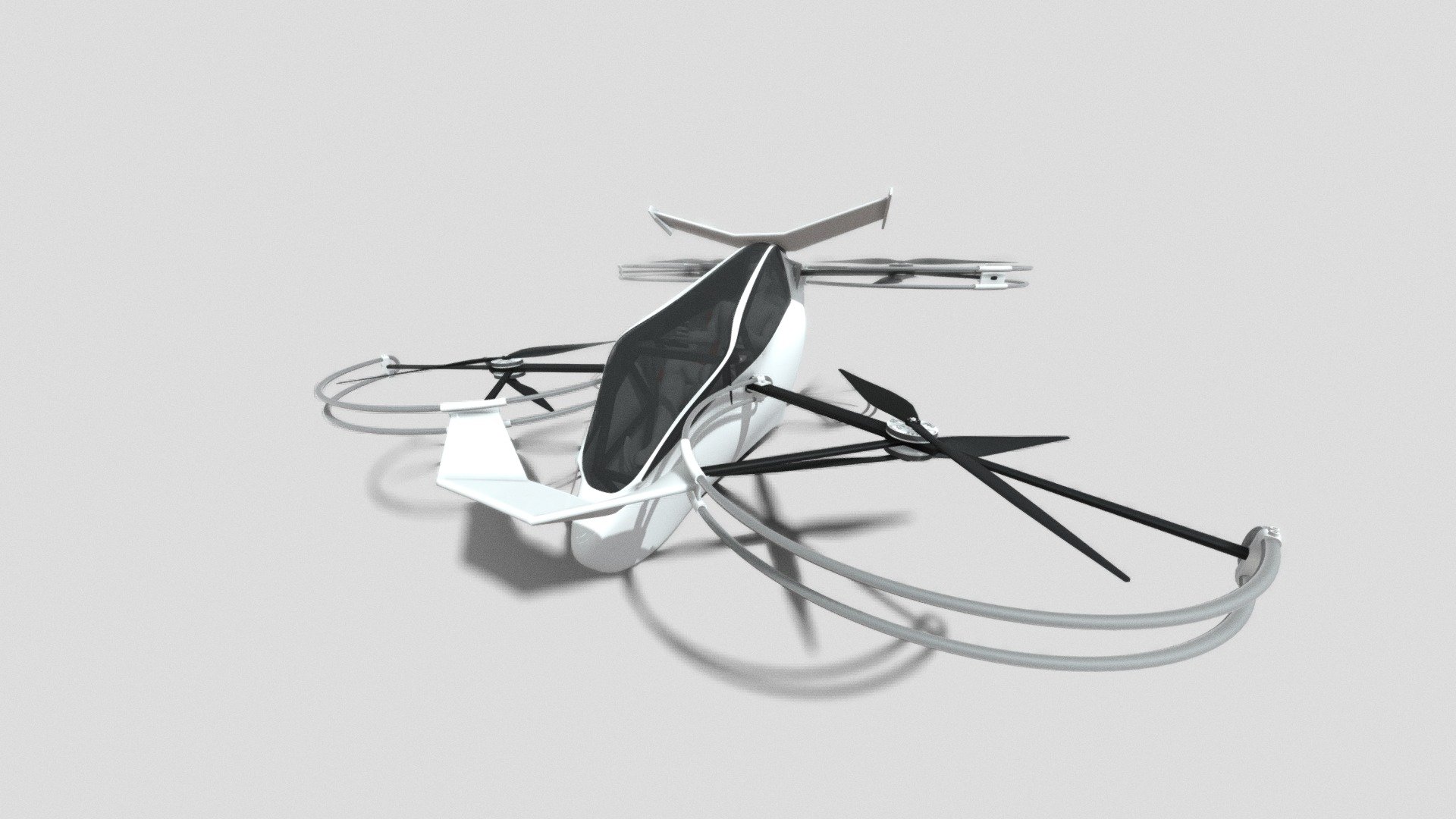 Quadraxes V3 eVTOL Air Racer - 3D model by Tibo Cat Lion (@Tibocatlion ...