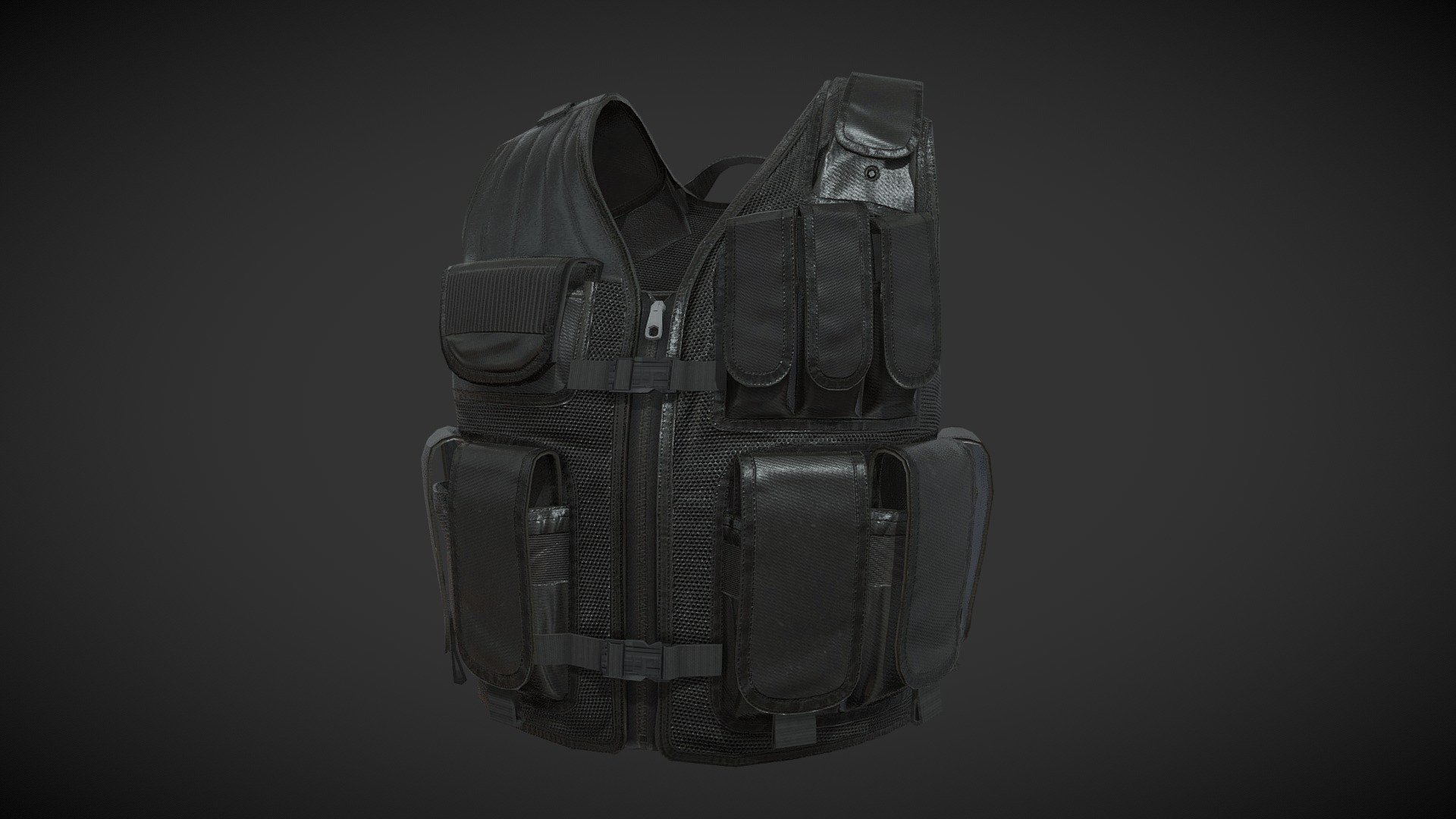 Tactical Combat Vest - Buy Royalty Free 3D model by Kayozz ...