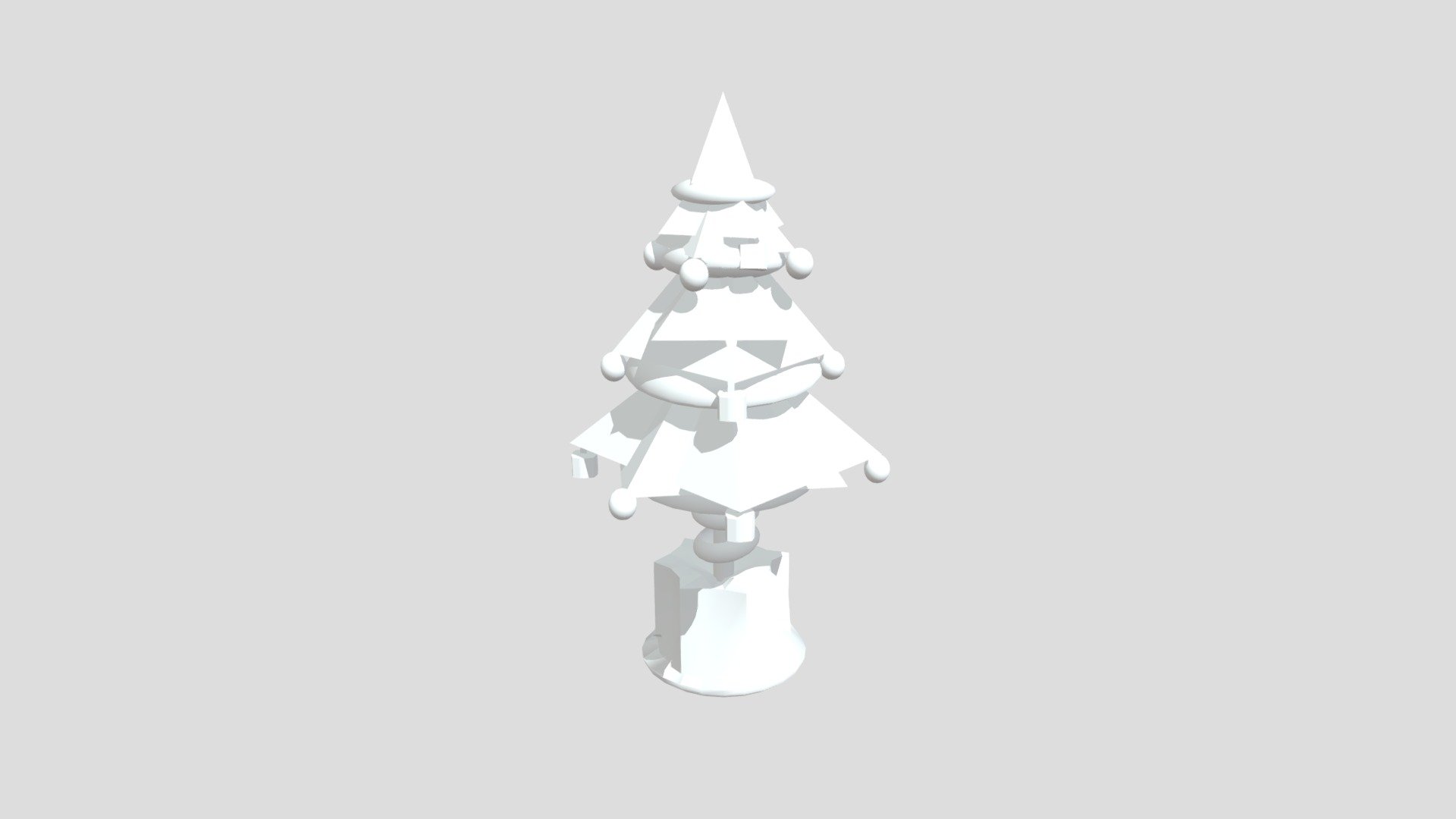 Christmas Tree - 3D model by godomyt777 [84397e0] - Sketchfab