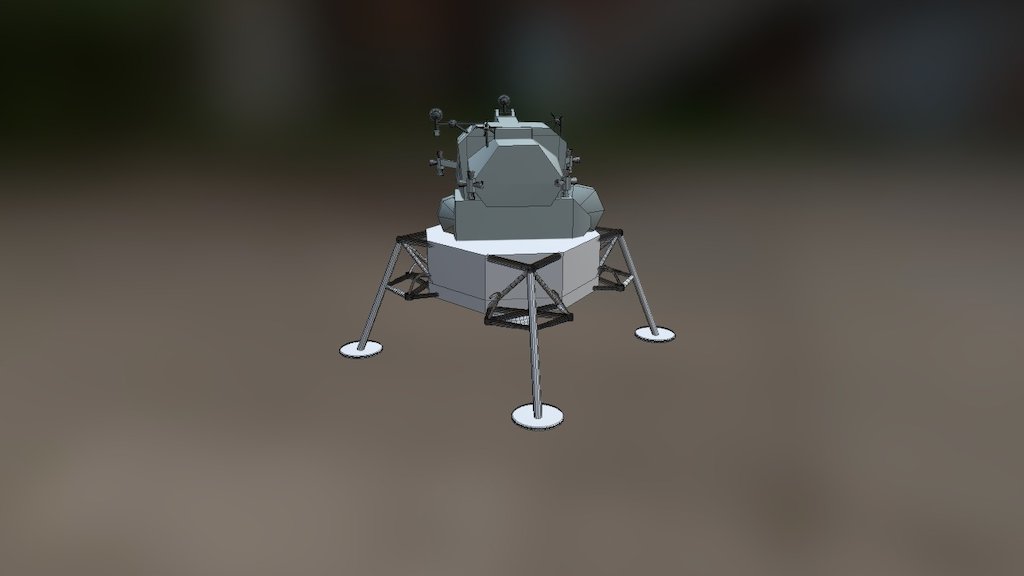 Eagle lander - 3D model by jansliacky [843a5fc] - Sketchfab
