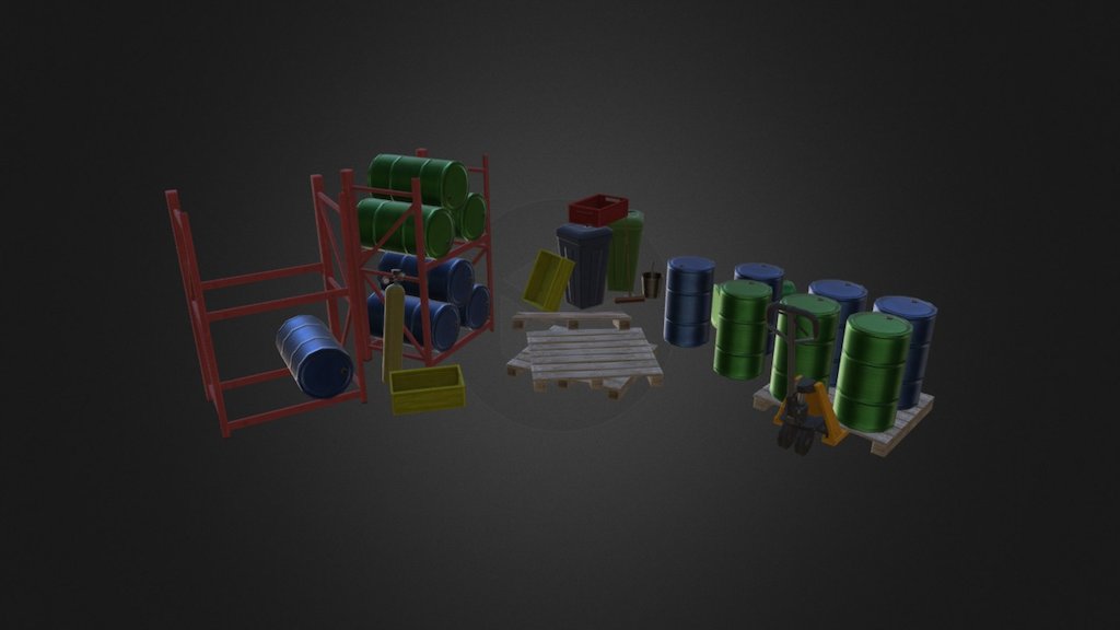 Little props set - 3D model by Amonther - Dominik Jakubczyk (@Amonther ...