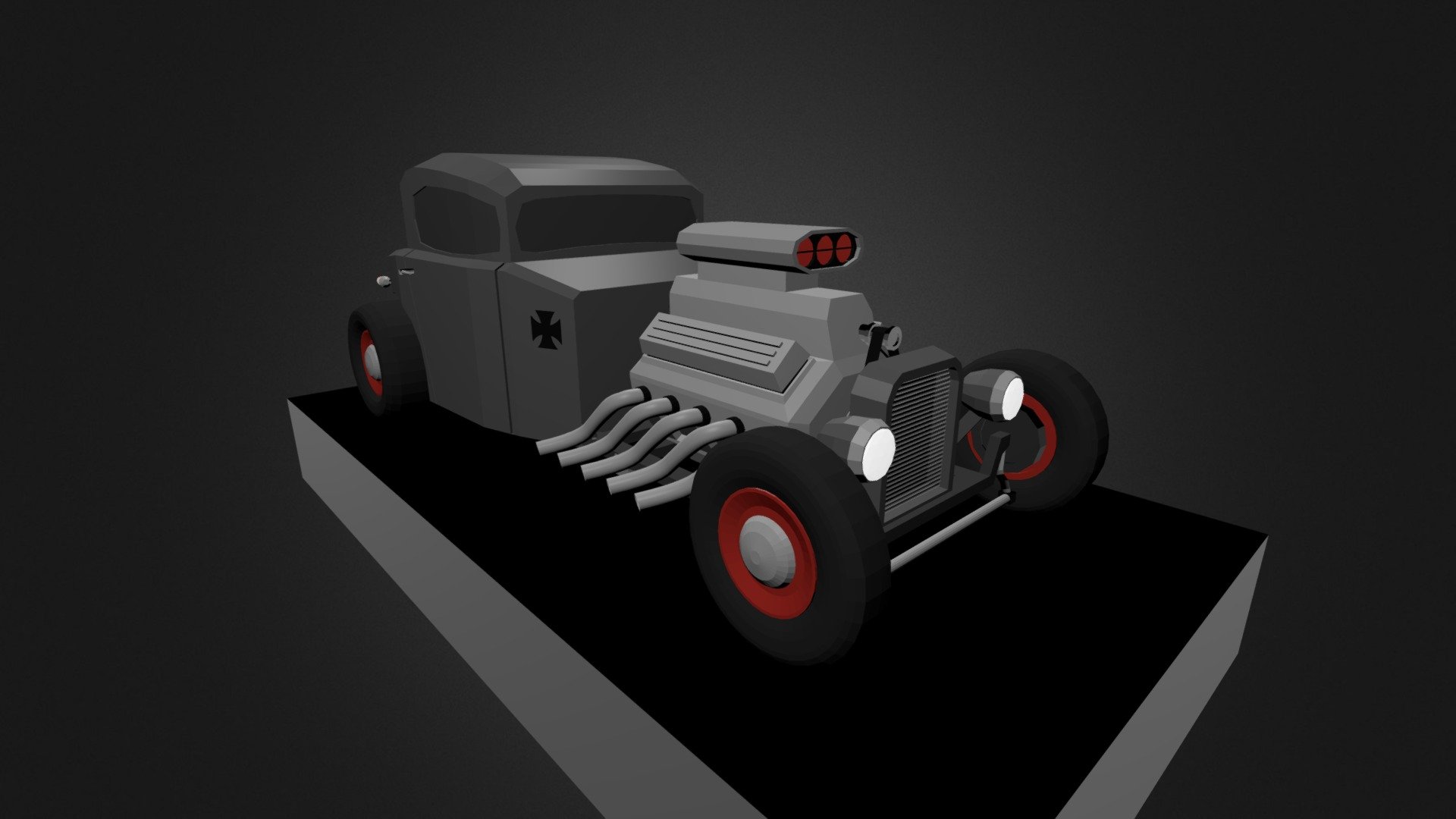 Hot Rod - 3D model by i2Ger [843b246] - Sketchfab