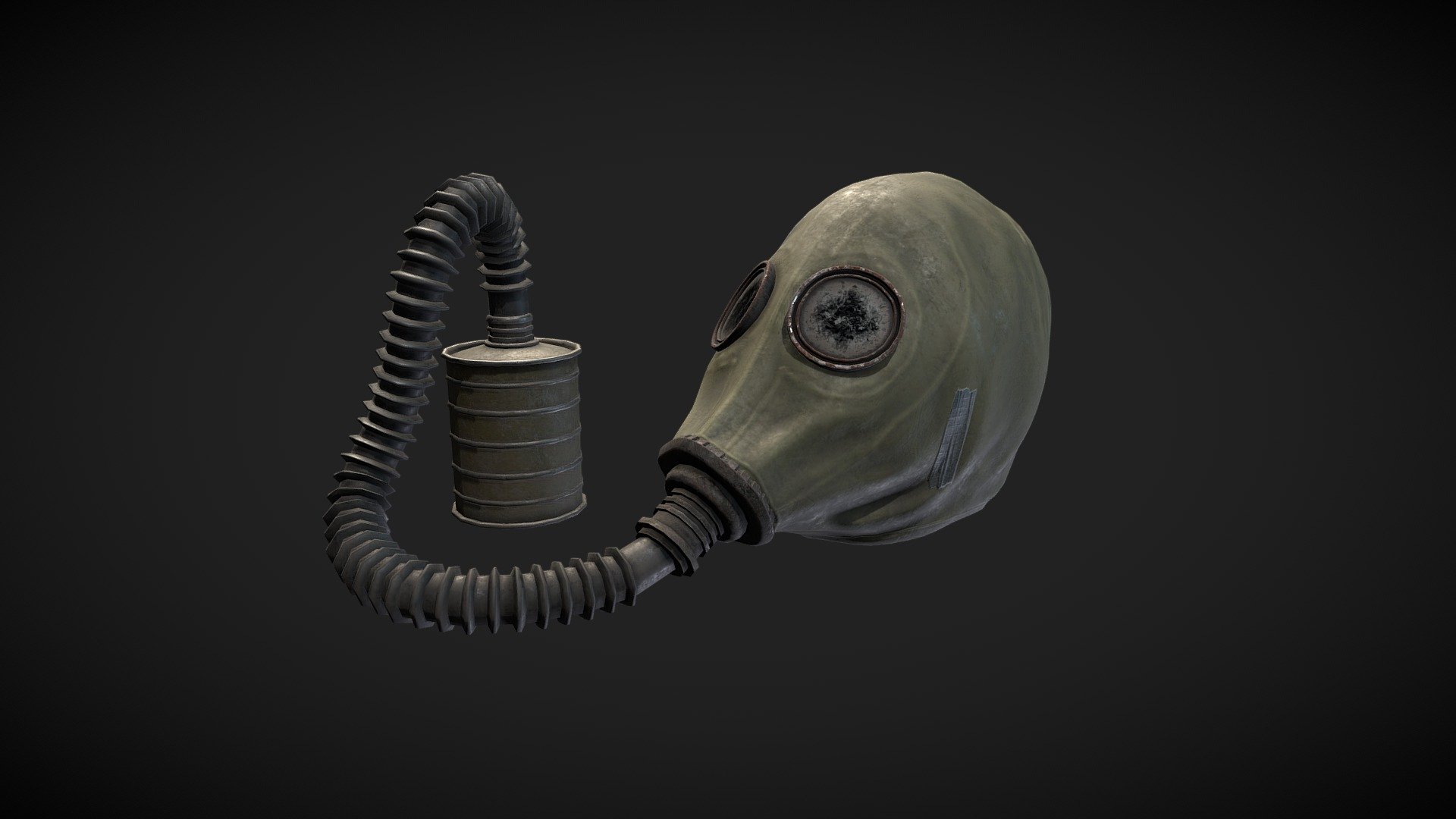 Gas Mask - 3D model by Kamil Rochl (@rochlkamil) [843b728] - Sketchfab
