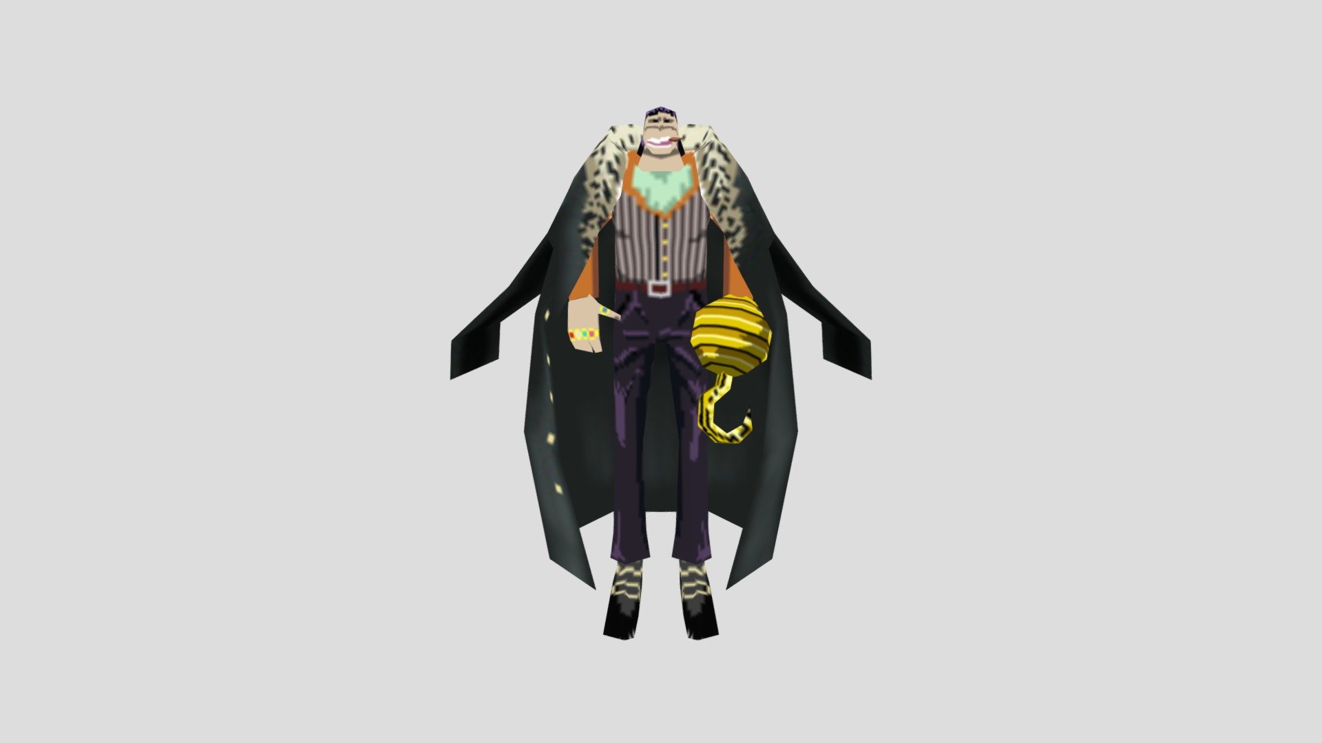 Crocodile one piece - 3D model by toiga [843b948] - Sketchfab