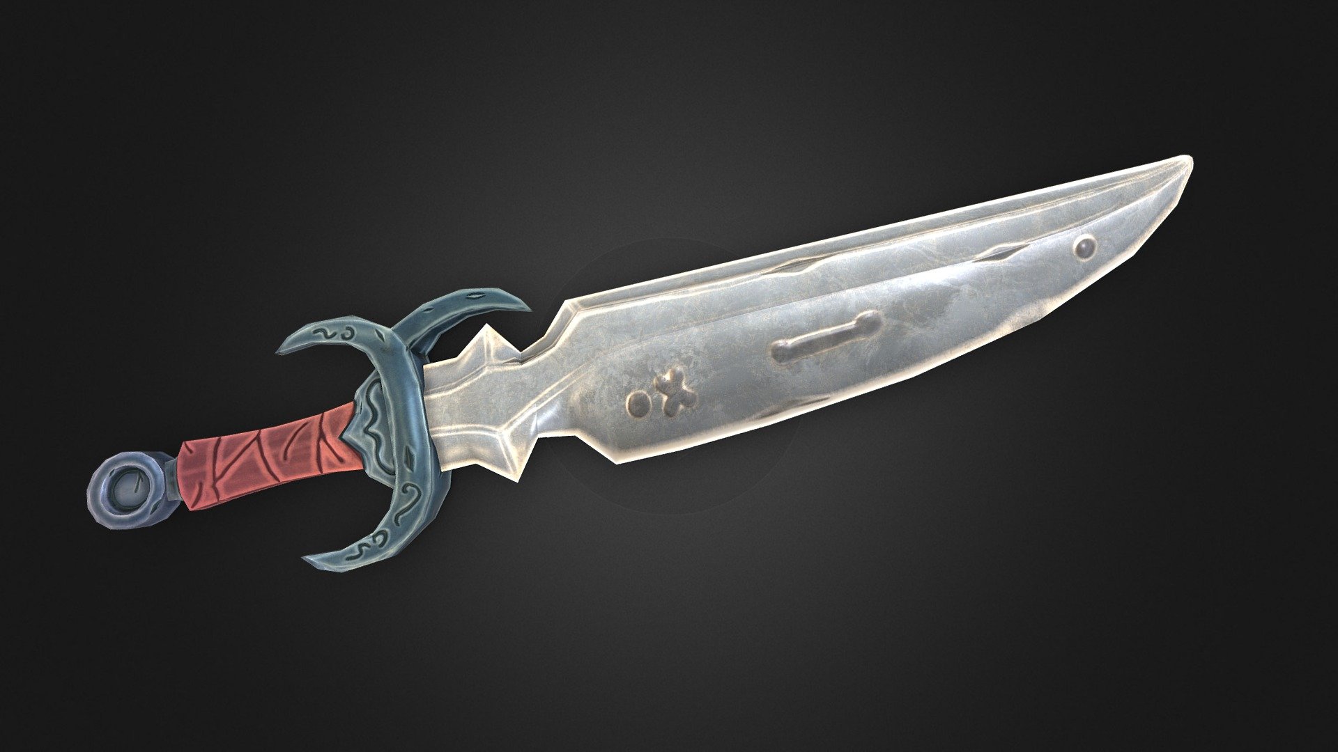 Stylized Low Poly Sword - 3D model by Will The Soulless ...