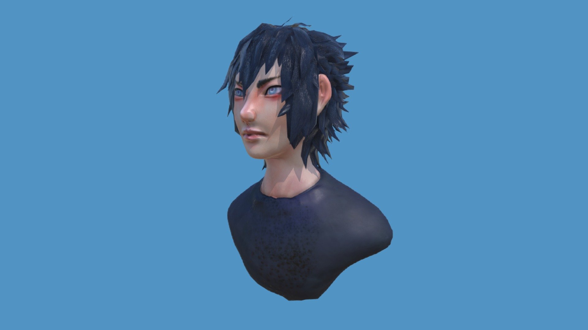 Noctis bust - 3D model by fawndue [84416b2] - Sketchfab
