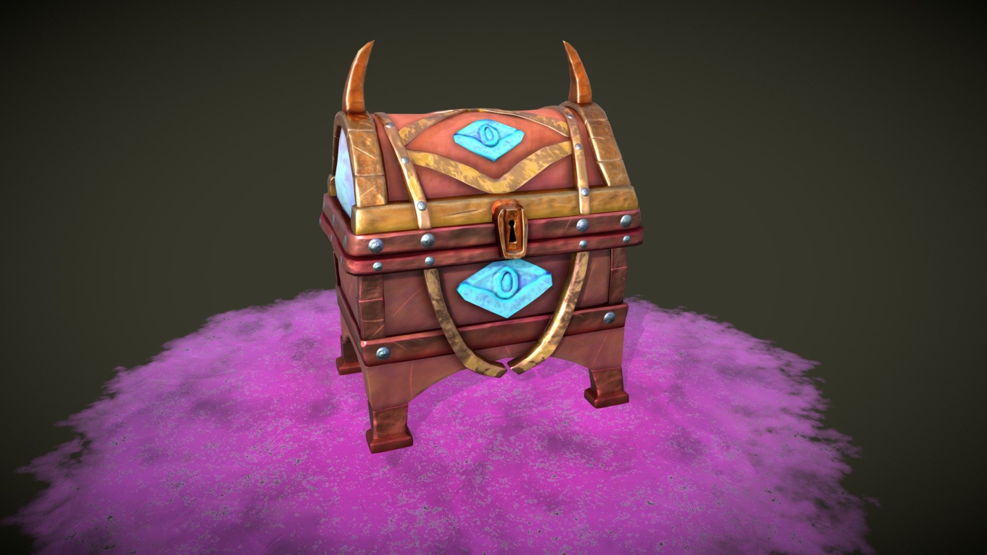 DAE Game Art 2: Treasure Chest - Jason Cho - Download Free 3D model by ...