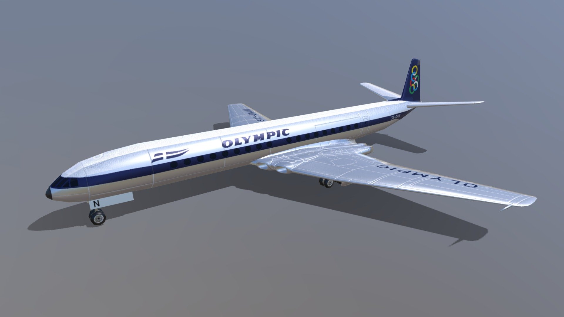 De Havilland Comet 4B - 3D model by Vasper [8442cc9] - Sketchfab