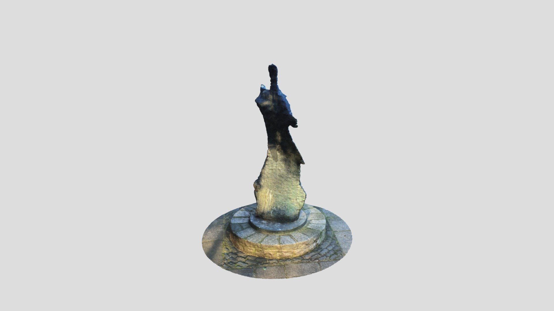 W.B. Yeats Memorial, Saint Stephen's Green - Download Free 3D model by ...