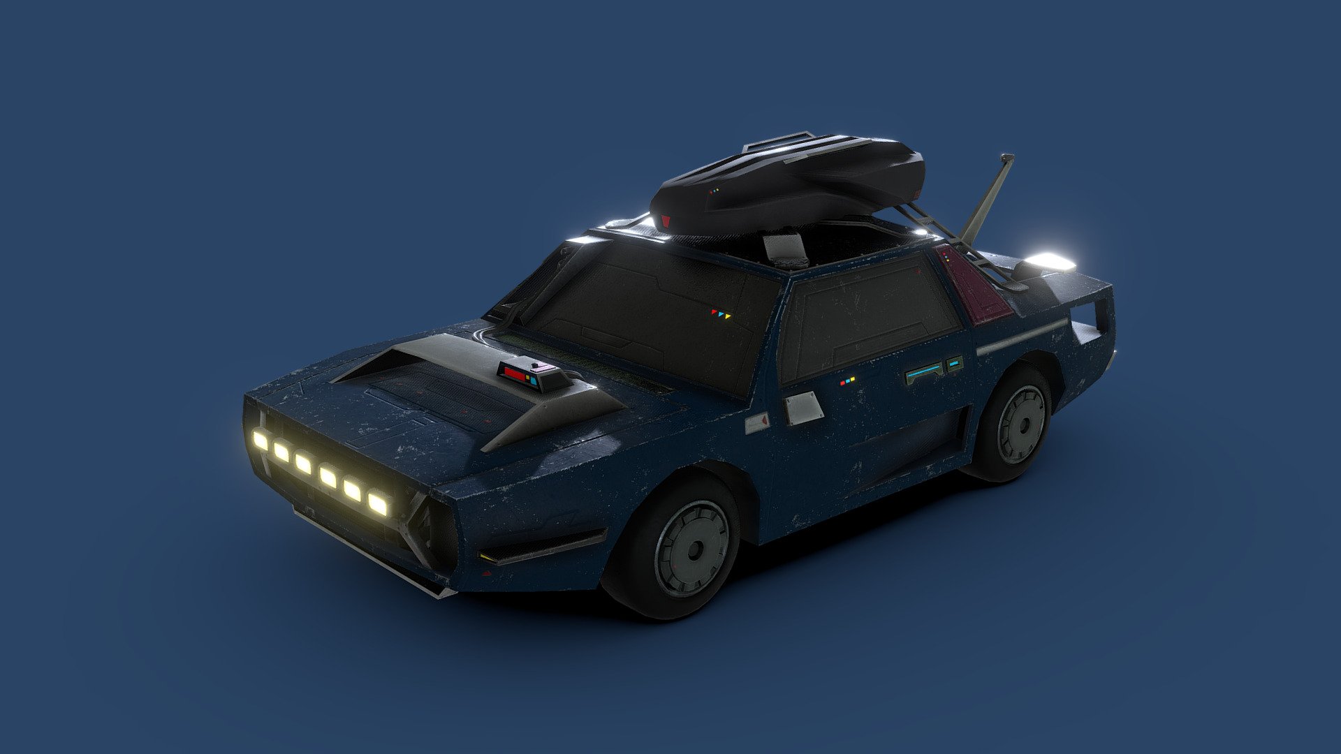 Blade Air Stylized Scifi Car Free - Download Free 3D model by ferofluid ...
