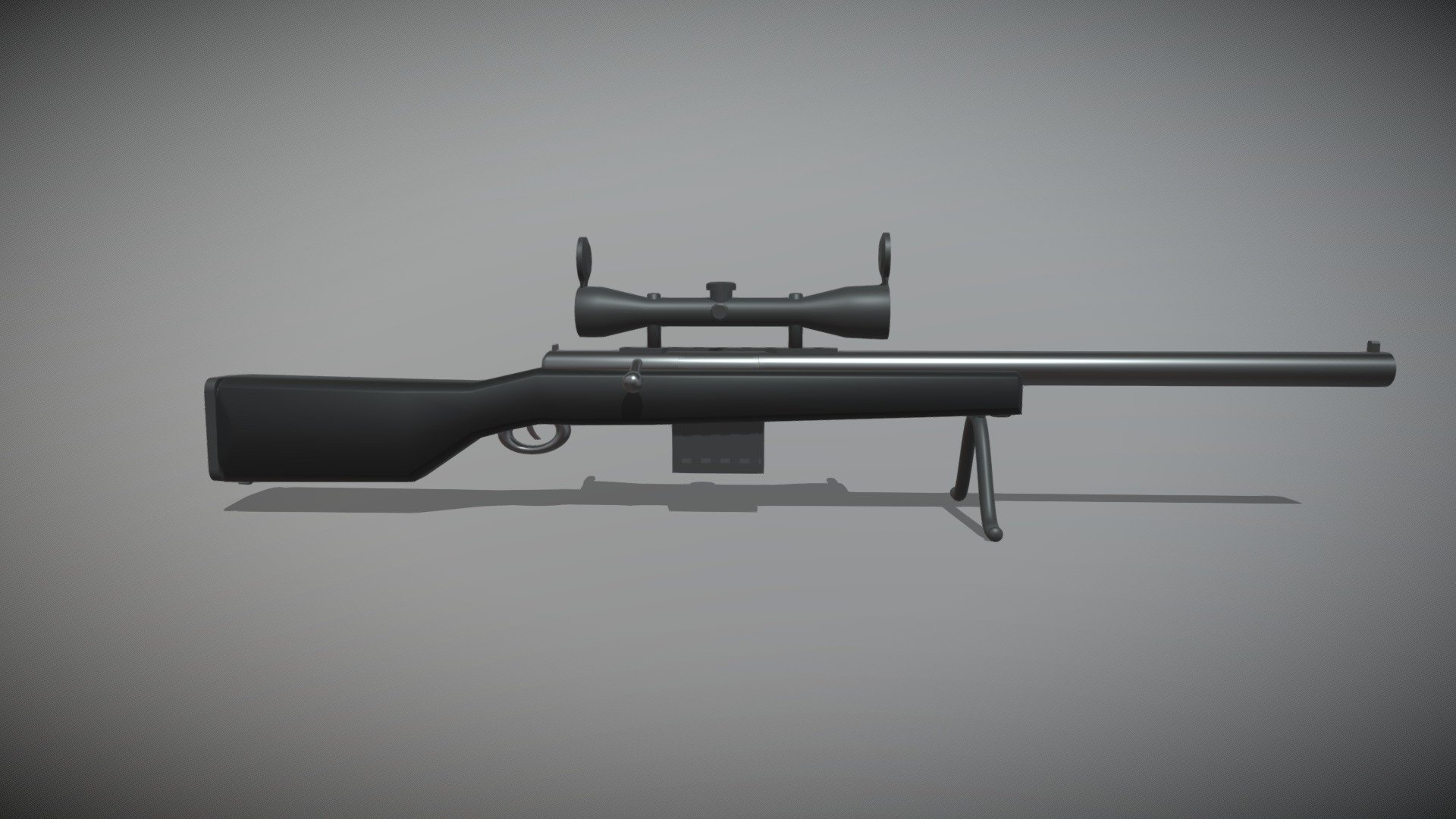 3D Sniper Rifle - 3D model by moises17 [8445416] - Sketchfab