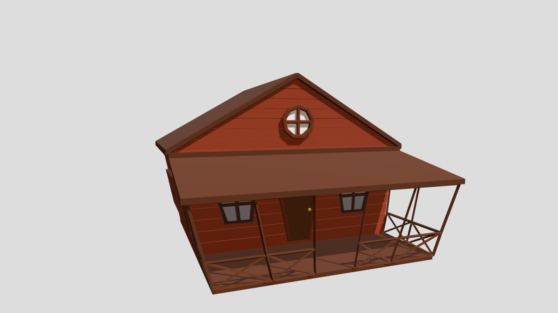 cabin - 3D model by teragatchi [8446646] - Sketchfab
