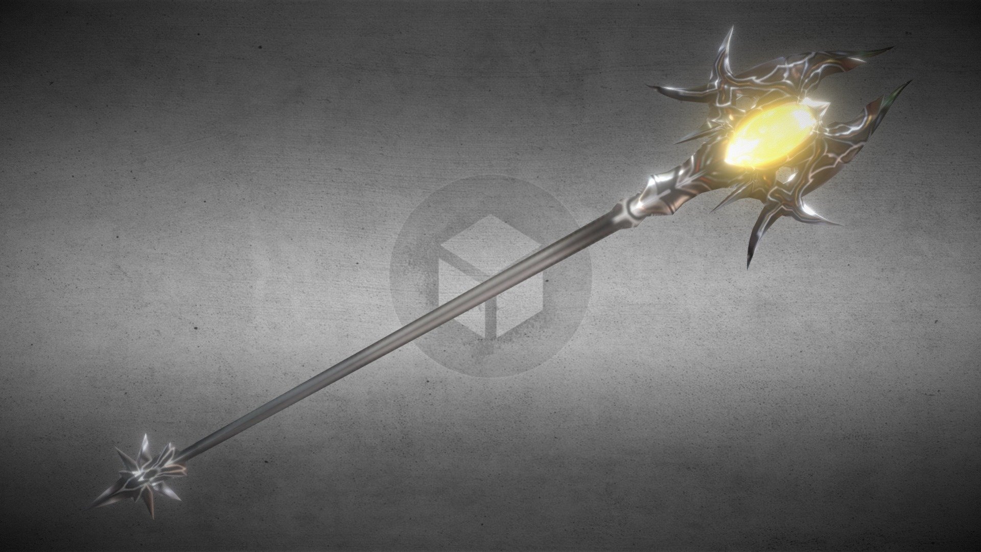 Fess Dark Elf Lineage II magic weapon healer - 3D model by eurogral ...
