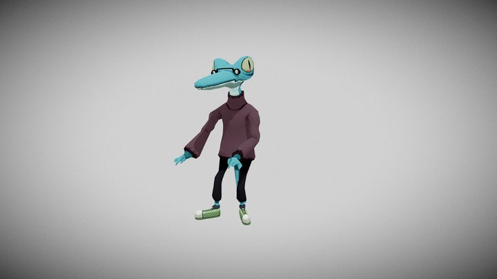 Croco 3D models - Sketchfab