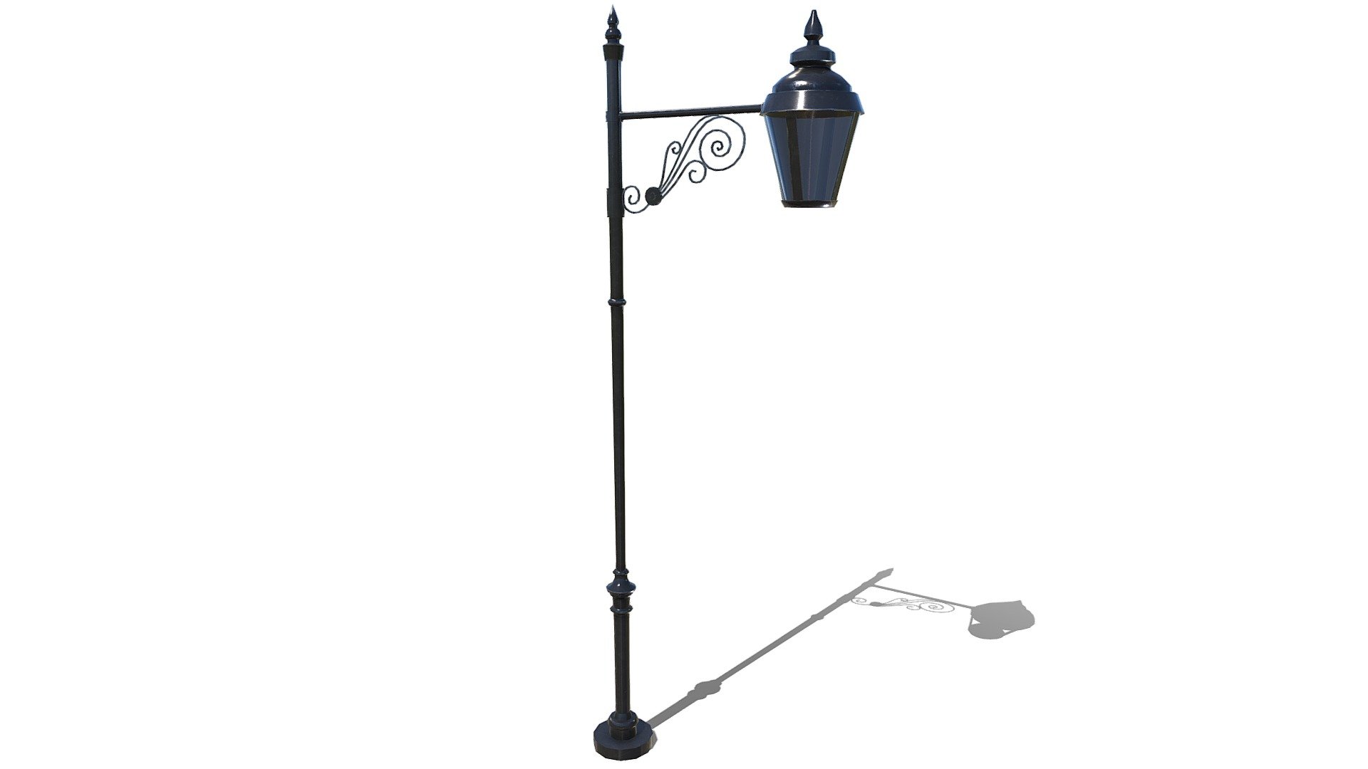 Traditional Street Light / Lamppost - Buy Royalty Free 3D model by ...