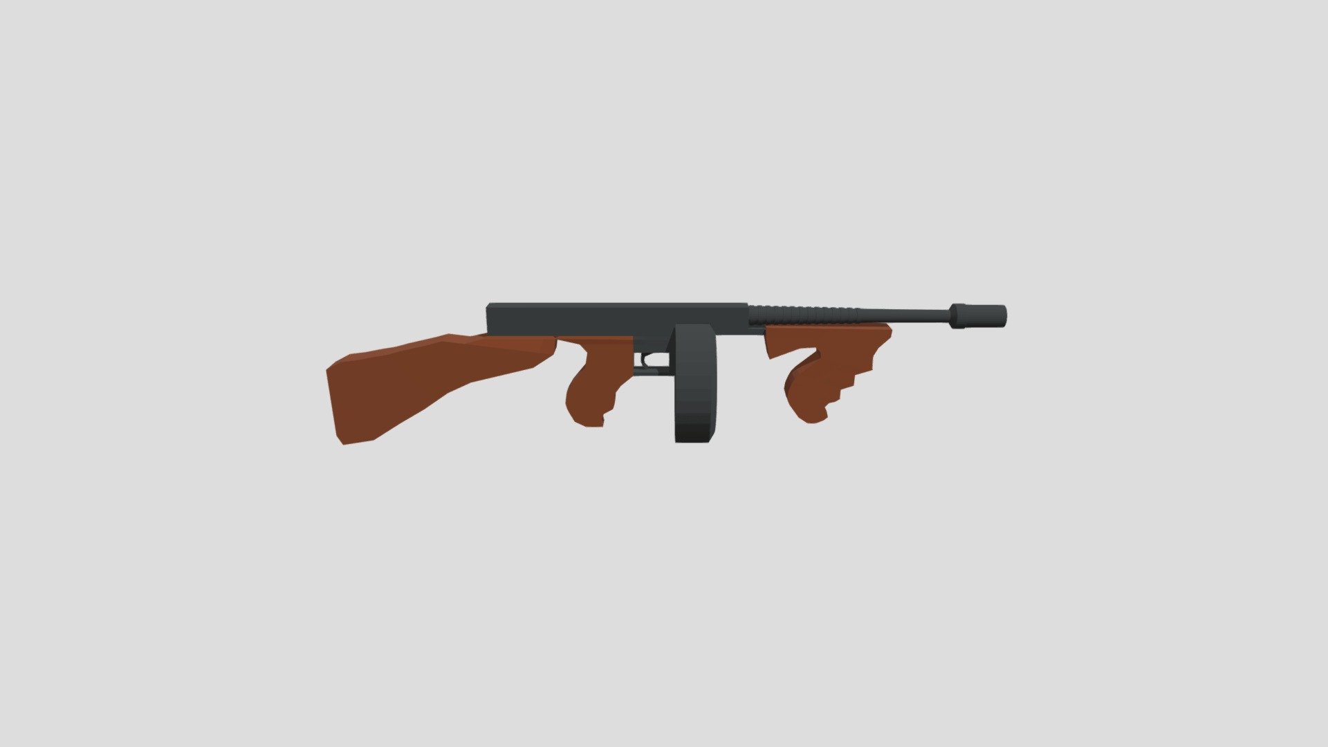 Tommy Gun - Download Free 3D model by Beanie33 (@Beaine33) [844af5a ...