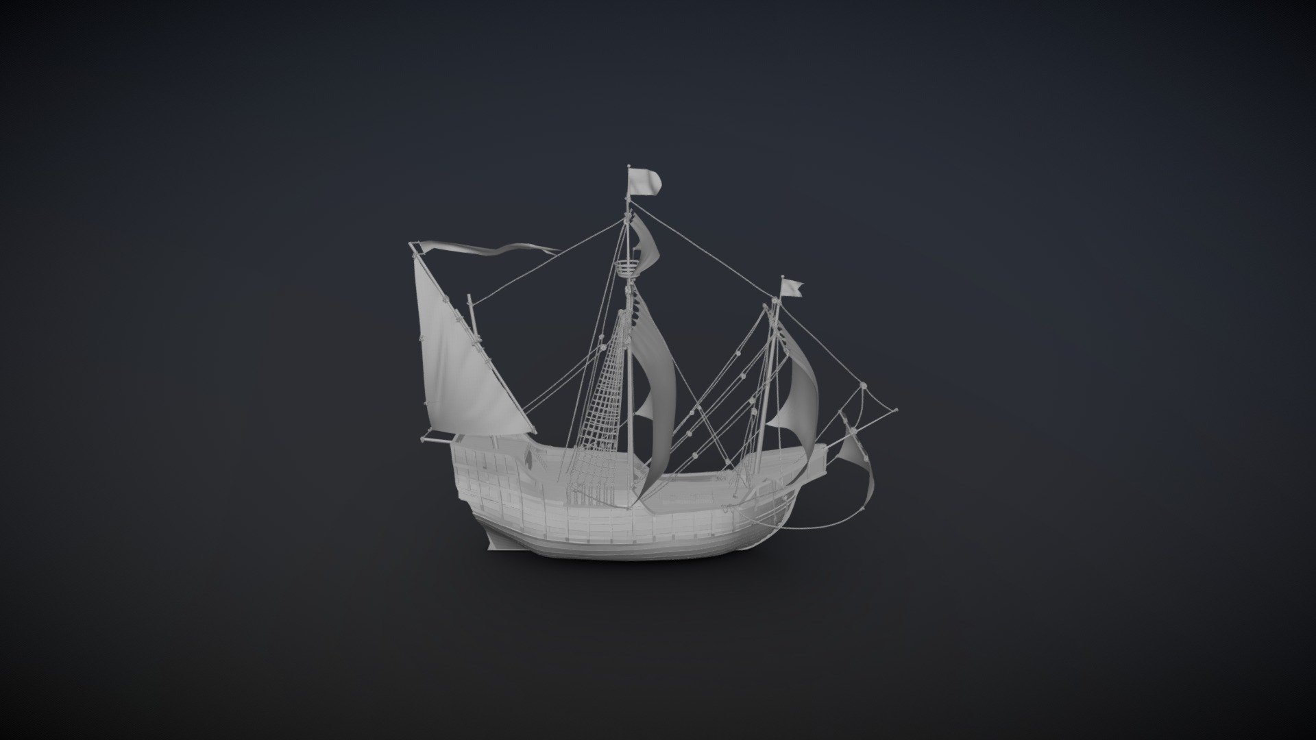 Santa Maria - Ship - 3D model by A.K Store (@apo.khr) [844c077] - Sketchfab