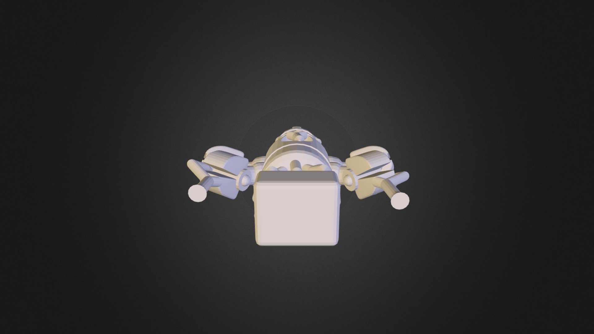 Dr Fluff Robot printer ready - 3D model by 3dindustries [844d5b1 ...