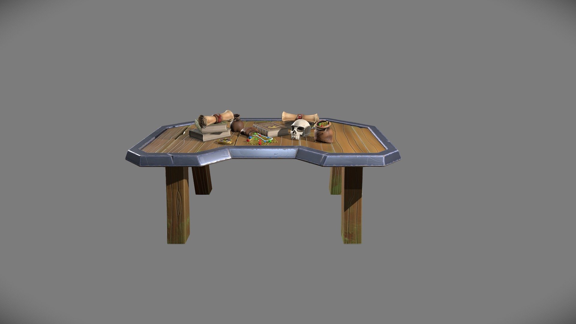 Pirate Table - 3D model by CarlieMonninger [844daca] - Sketchfab