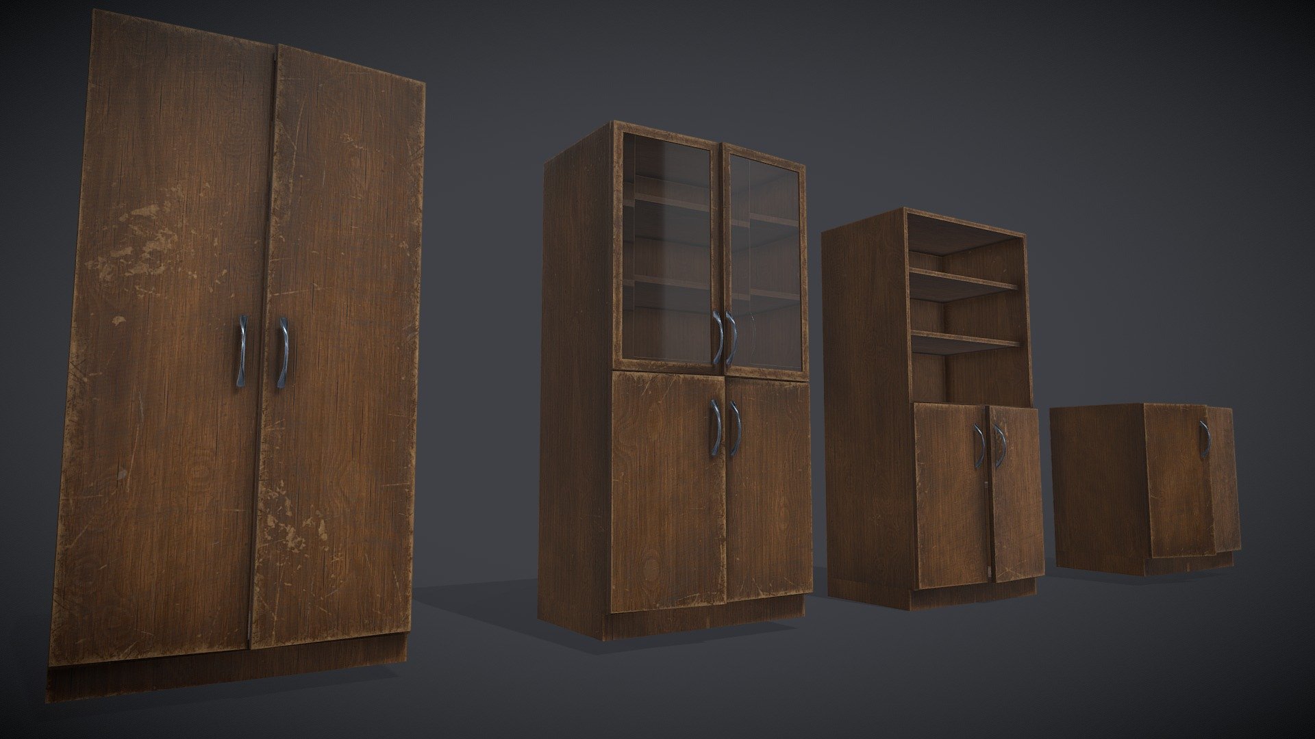 Wooden Closet -25MB - Download Free 3D model by Mehdi Shahsavan ...