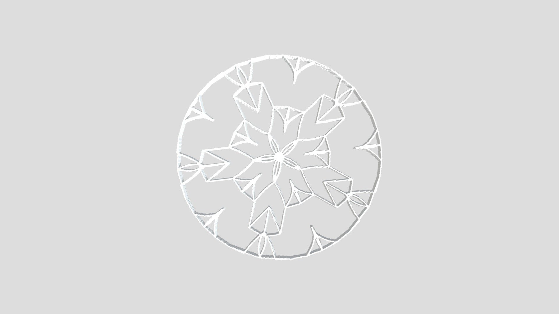 Rangoli pattern 4 - Download Free 3D model by neechalkaran [844f8c9 ...