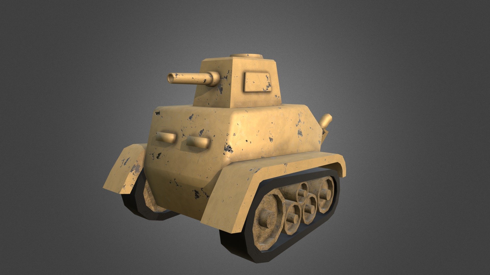 Tank Chibi V1 - 3D model by Snow_Alert [844fd0a] - Sketchfab