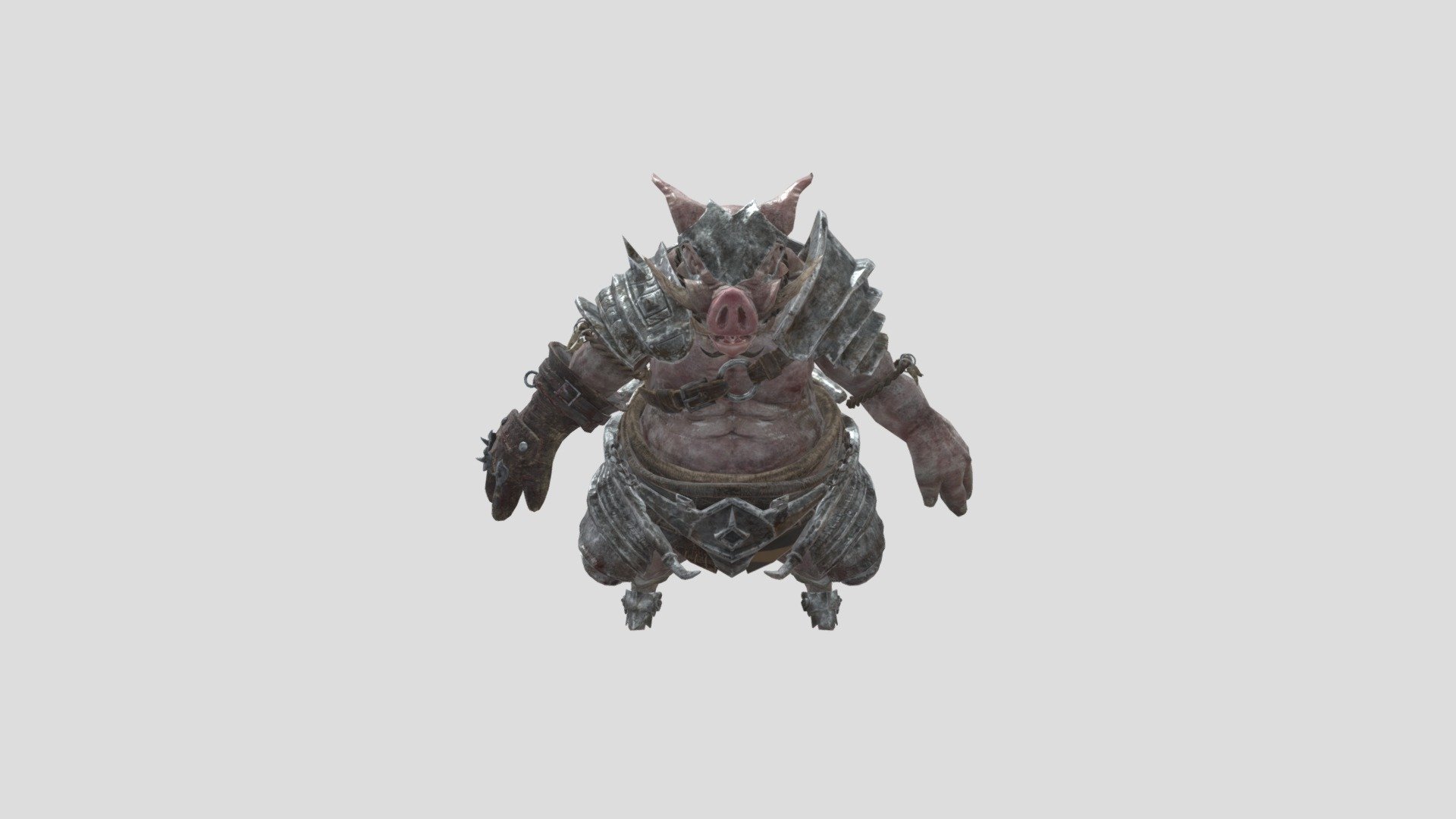Wild Boar Warrior - 3D model by Chen KaiLun (@Jechin) [844ff7a] - Sketchfab