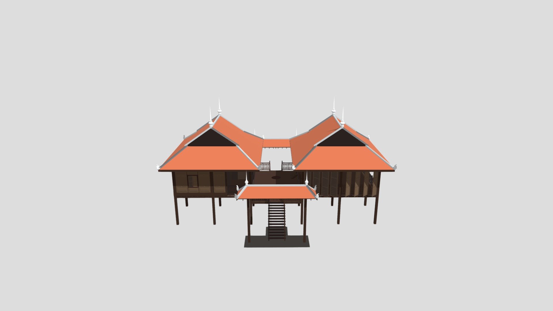 Khmer House Style (4) - 3D model by Pha Nith (@afenjafilm) [8450919 ...