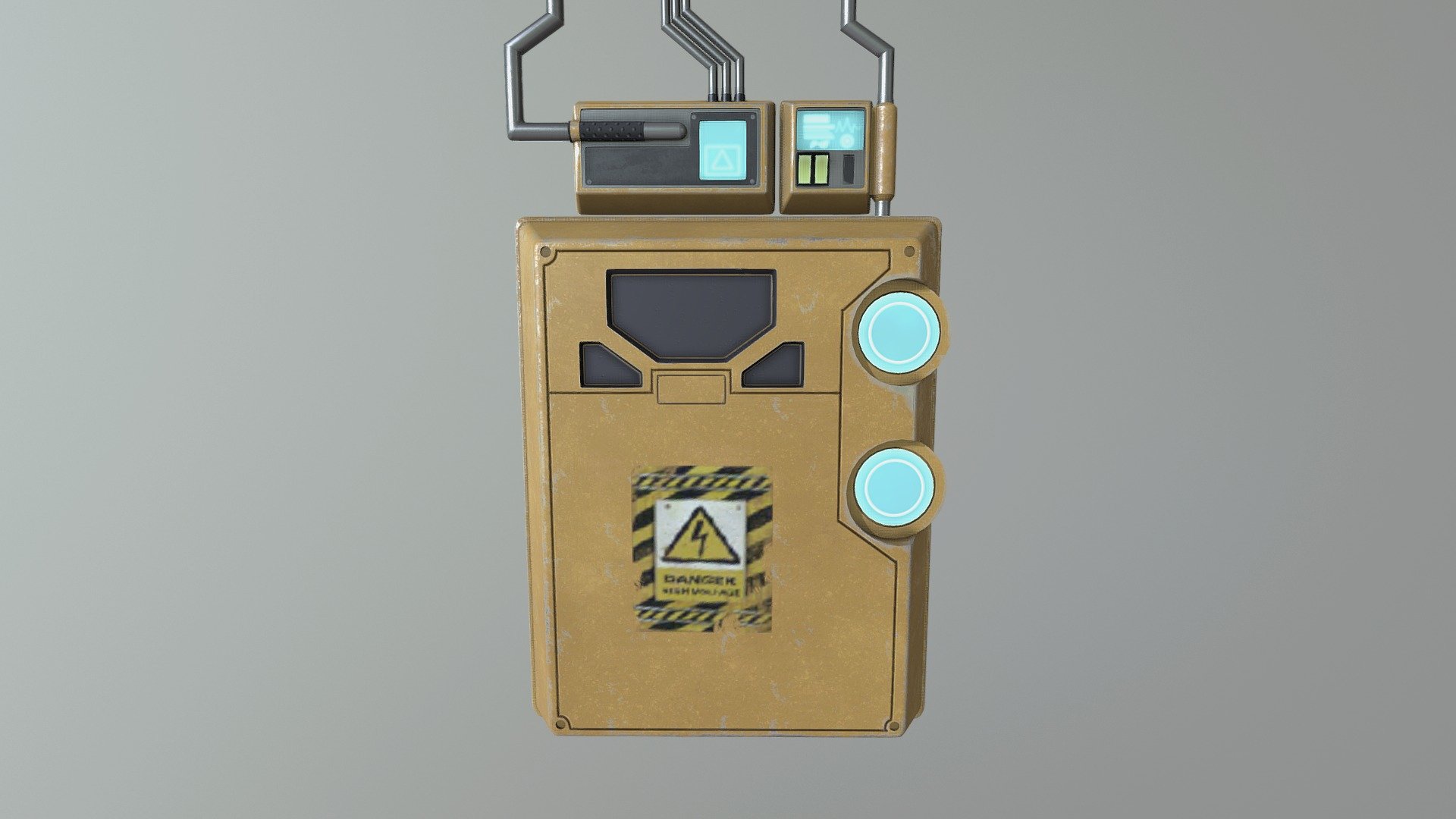 Sci-Fi Power Box - 3D model by jdsamoy [8451935] - Sketchfab