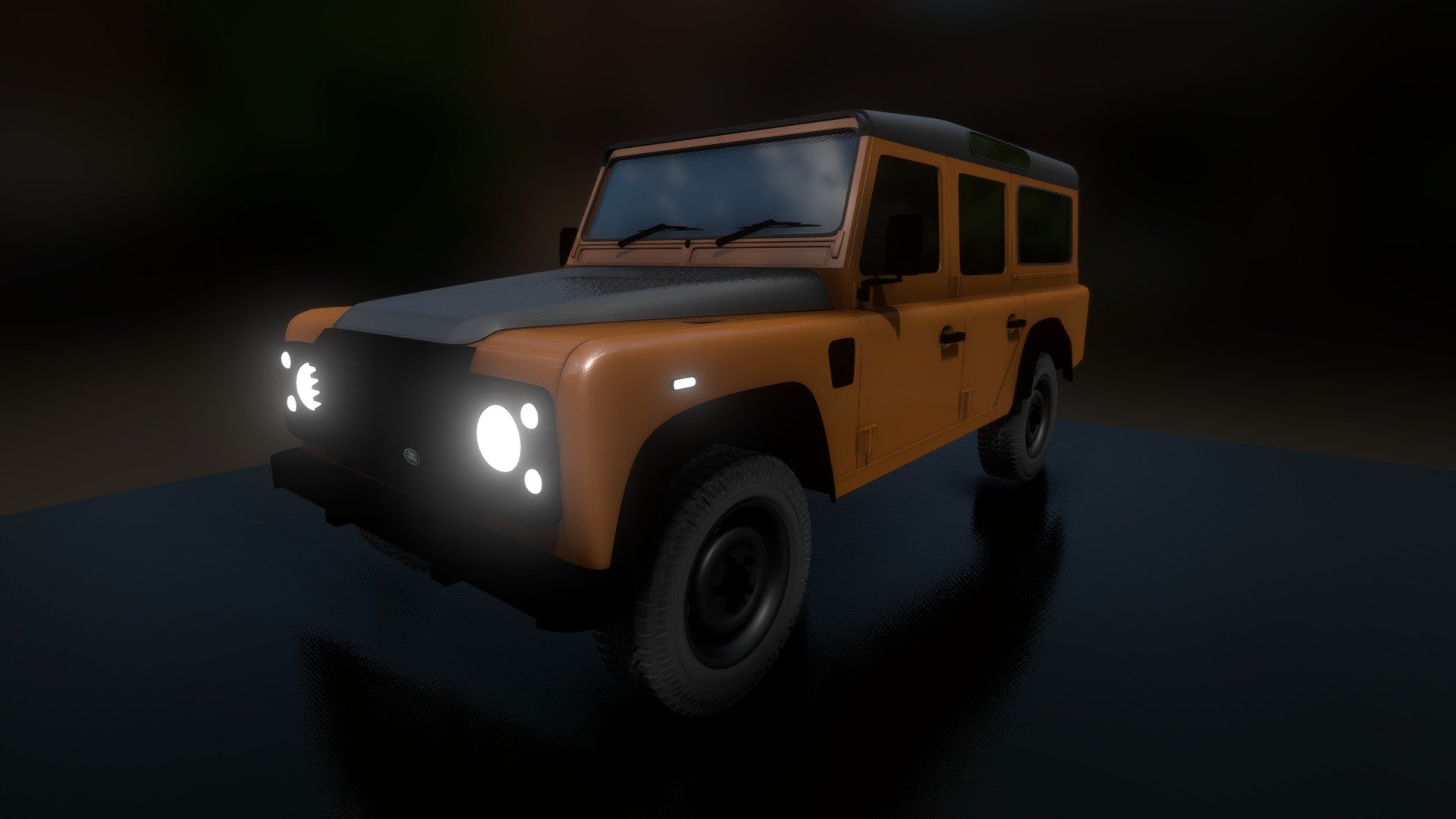 Land Rover Defender - 3D model by mqpmqp [8451e91] - Sketchfab
