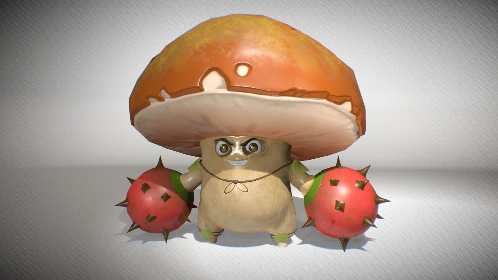 Mushroom Soldier - 3D model by LeonardoCardenas (@lcardenas) [845287a ...