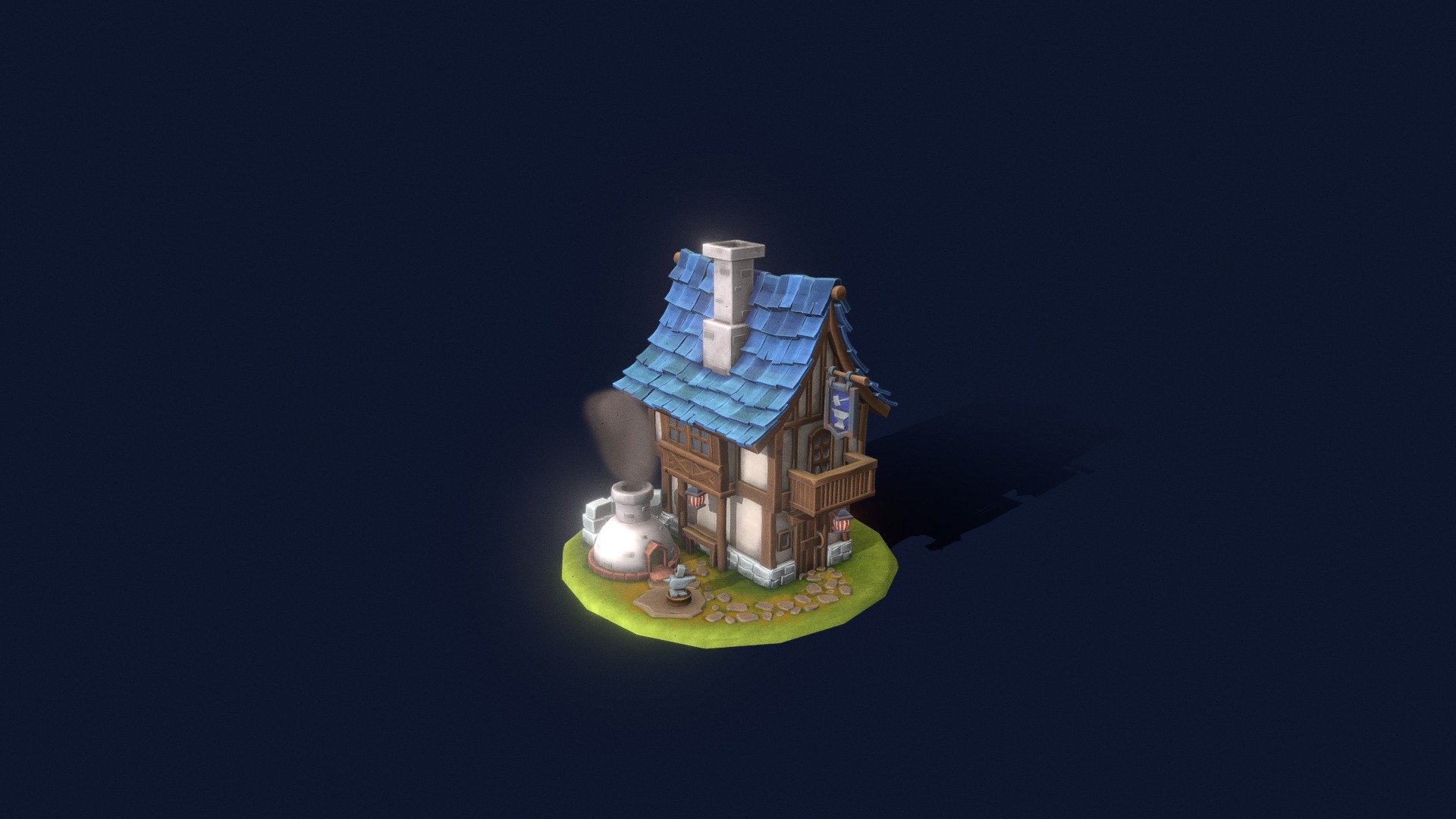Blacksmith's House - 3D model by pedrotsv [8453178] - Sketchfab