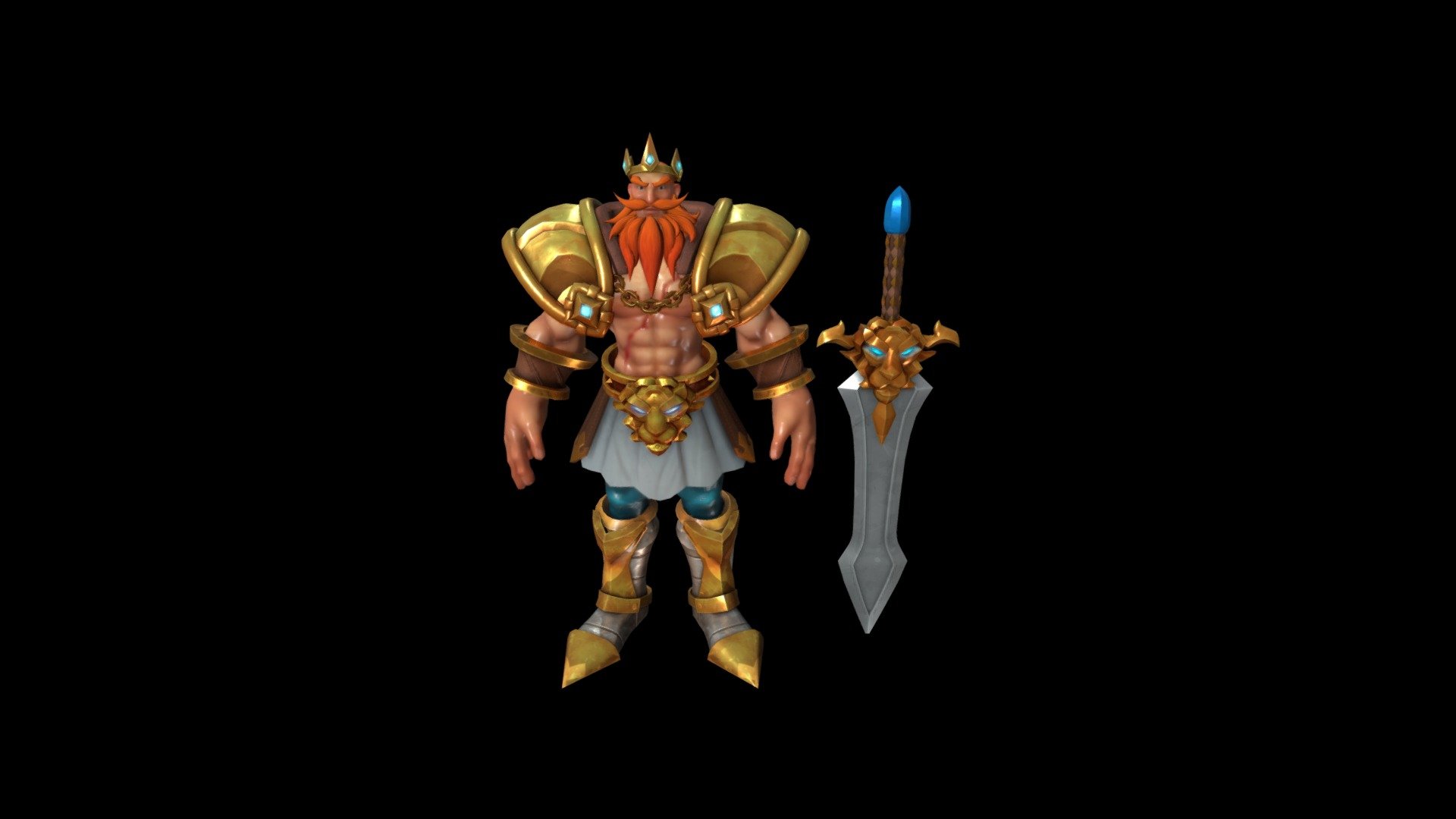 Low Poly King Characther - Download Free 3D model by furkansahinyilmaz ...