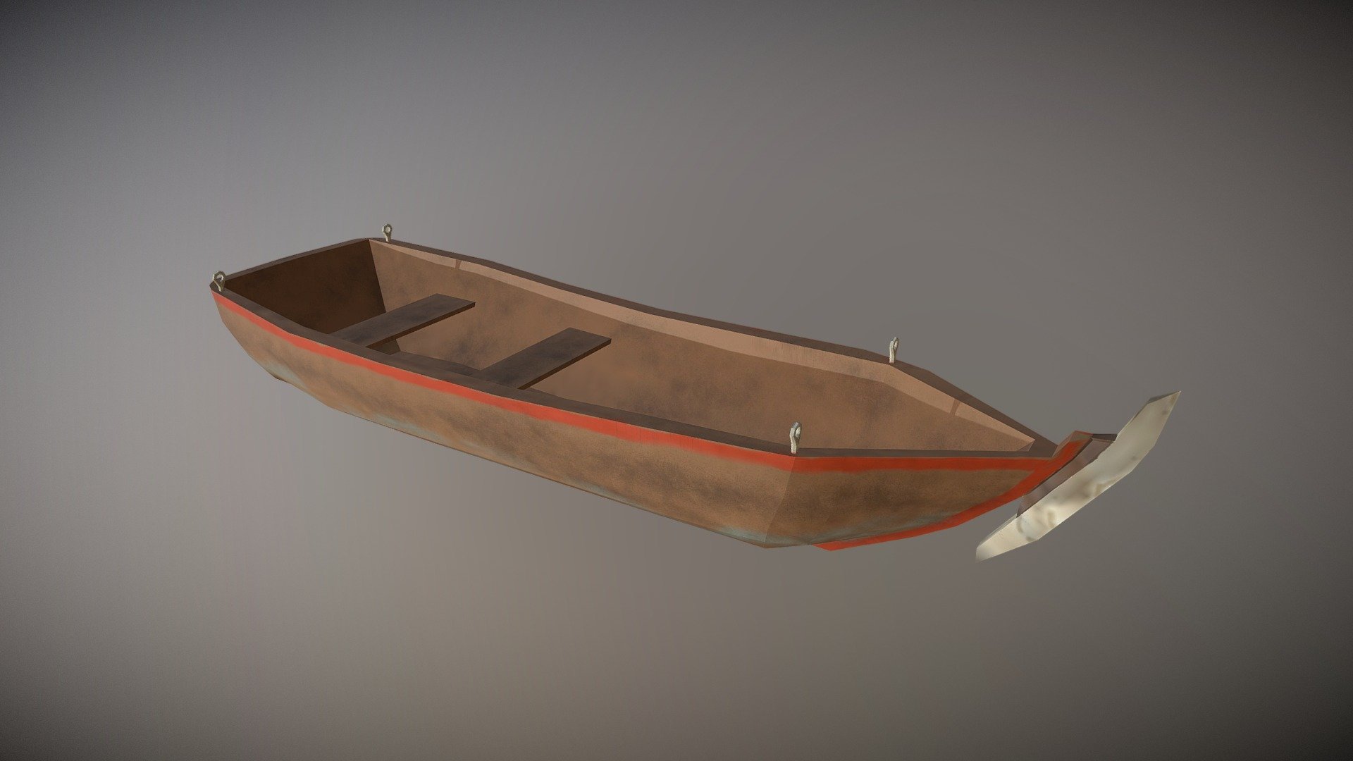 Row Boat - 3D model by FrederickHeningburg [845726c] - Sketchfab